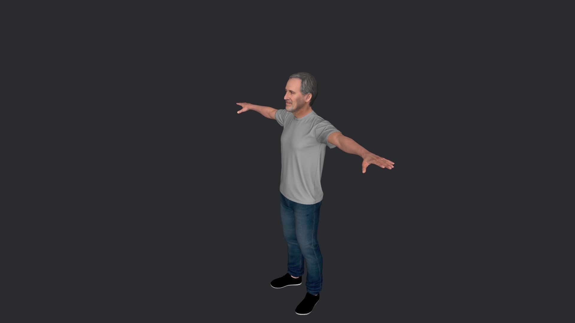 Steven Spielberg Hyper Realistic Full Body Rigged Character 3D model ...