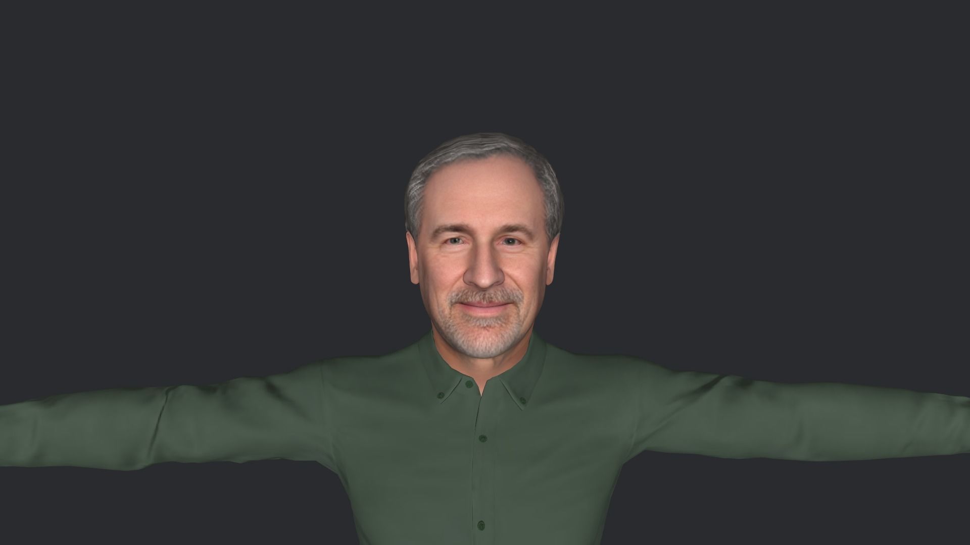 Steven Spielberg Hyper Realistic Full Body Rigged Character 3D model ...
