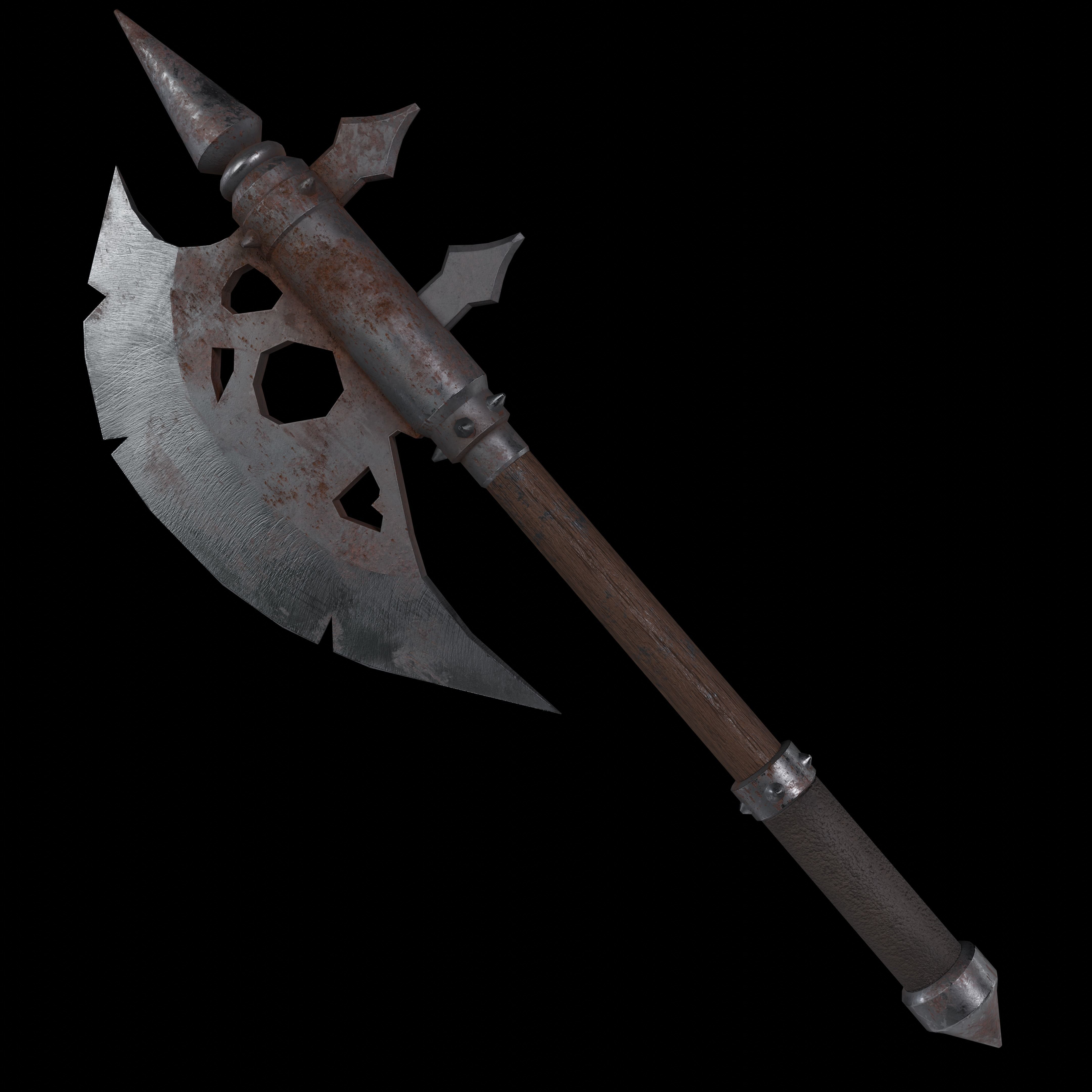 3D model Axe Axt low poly melee VR / AR / low-poly | CGTrader