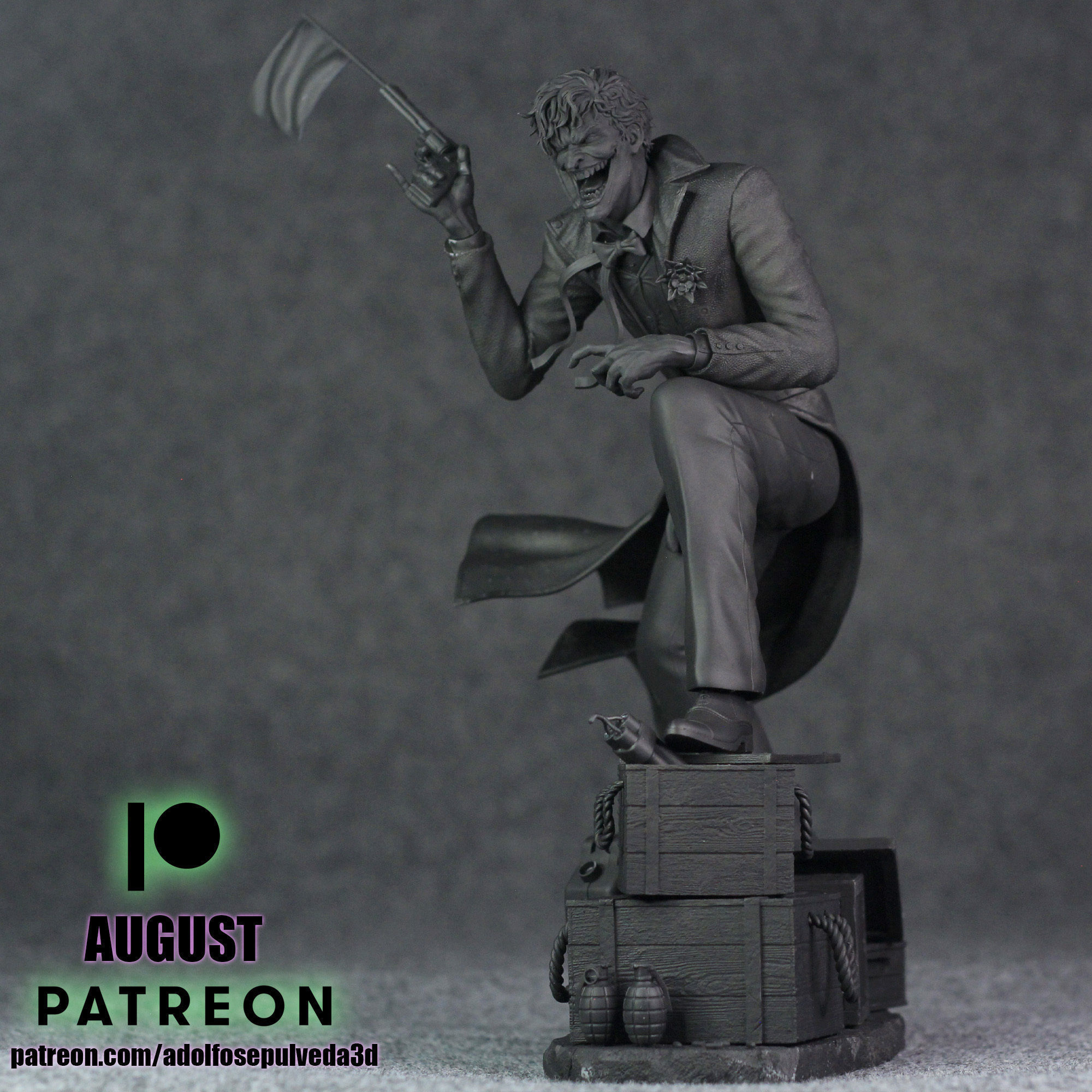 JOKER STL 3D model 3D printable | CGTrader