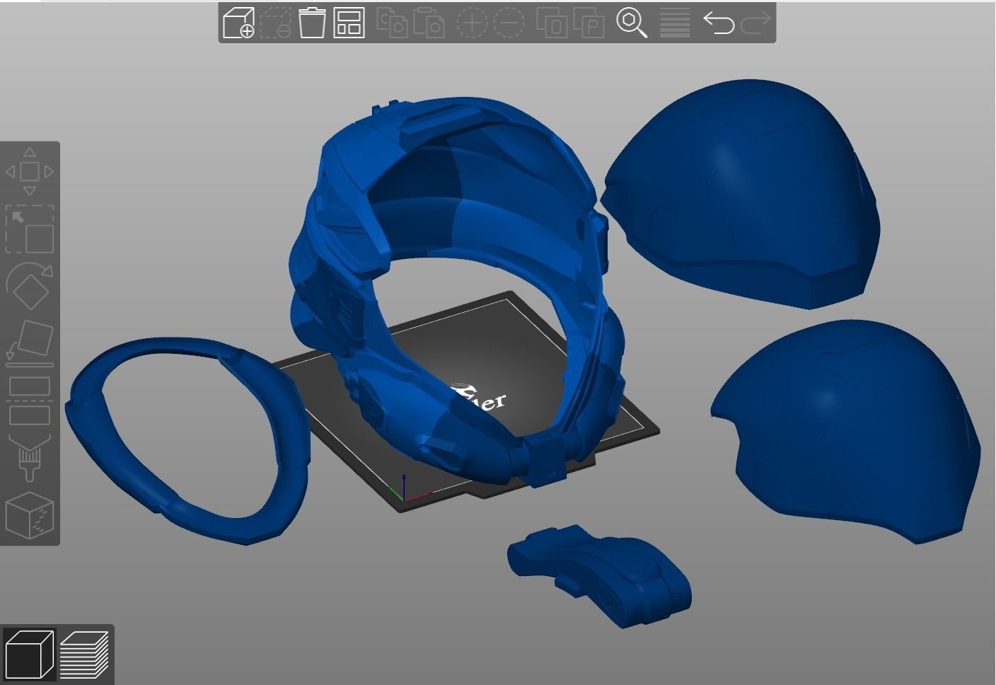 HALO Chonmage Helmet 3d print file 3D model 3D printable | CGTrader