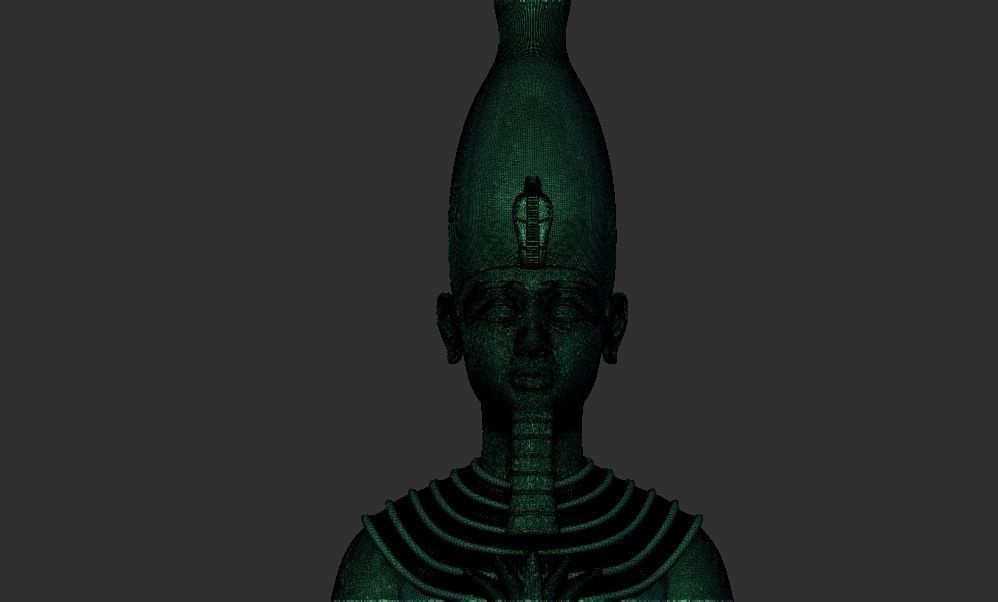 Statue of Egyptian pharaoh 3d printable model 3D model 3D printable ...