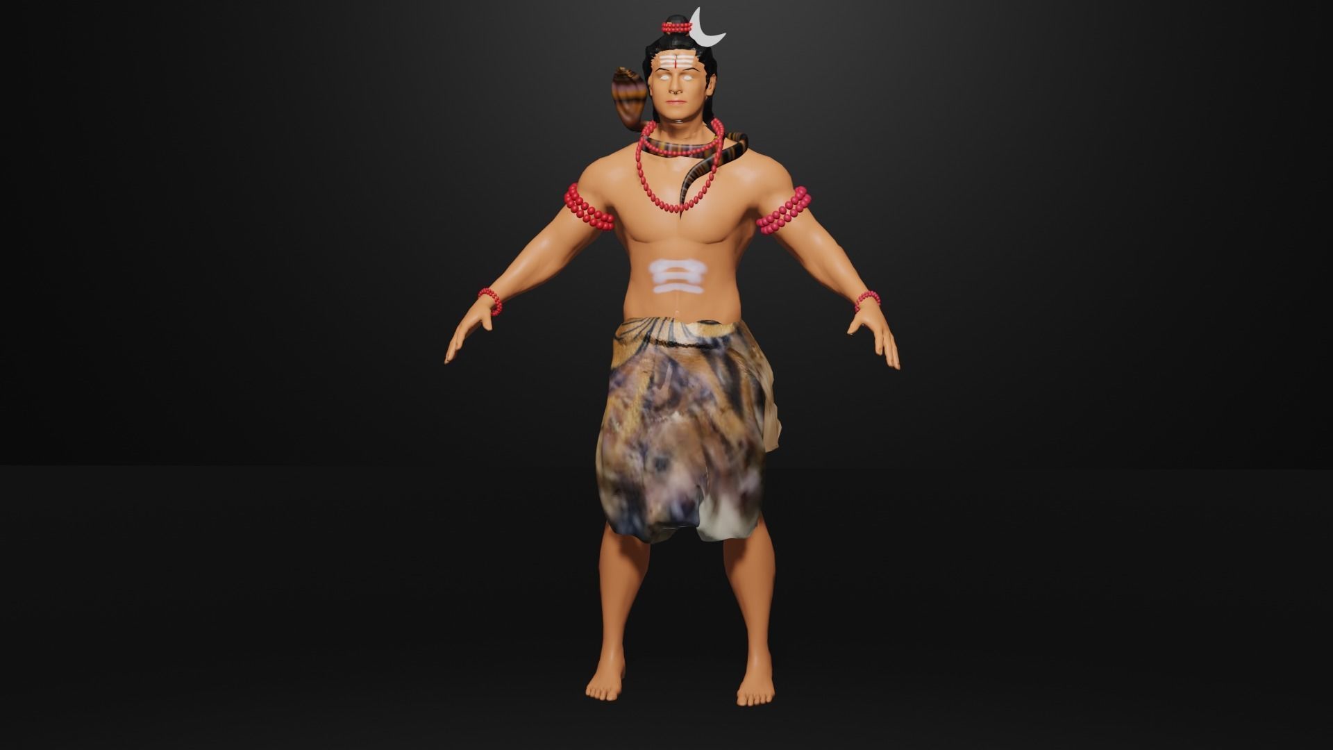 lord shiva character 3D model | CGTrader