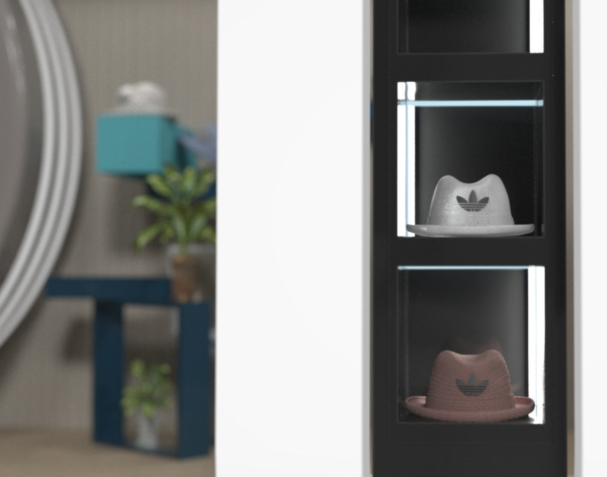 adidas exhibition booth 3D model | CGTrader