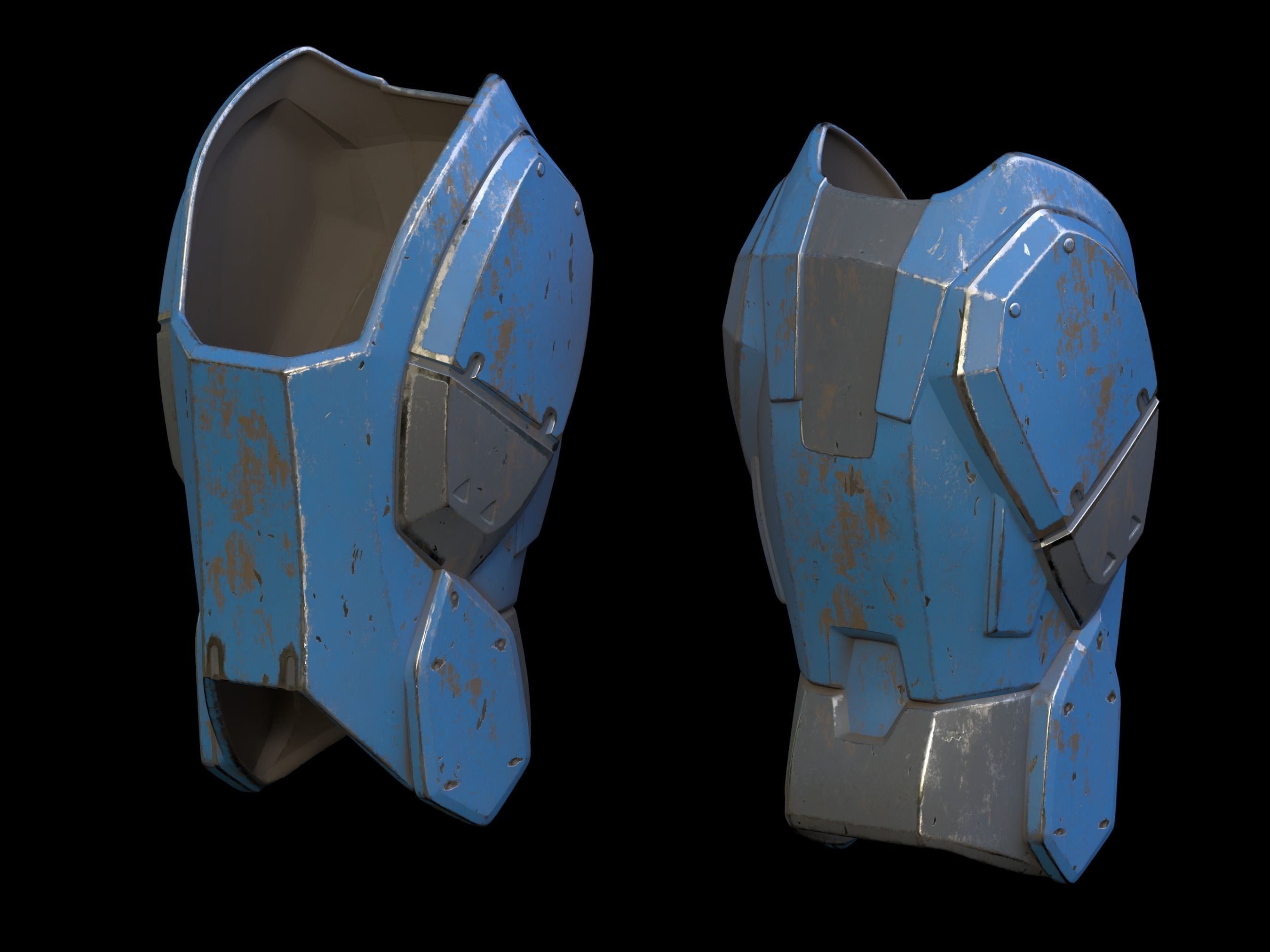 HALO MK V B armor 3d print files 3D model 3D printable | CGTrader