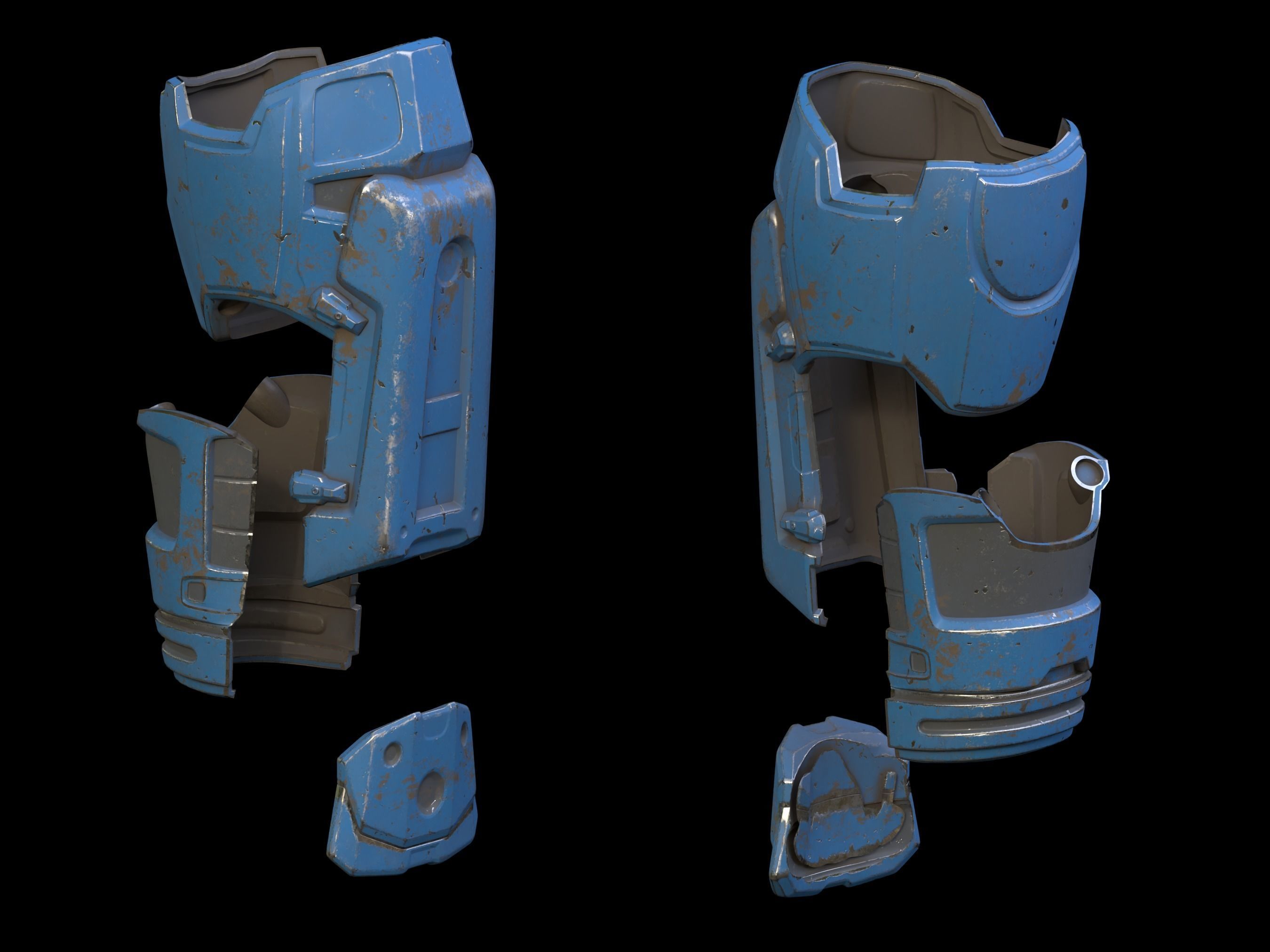HALO MK V B armor 3d print files 3D model 3D printable | CGTrader