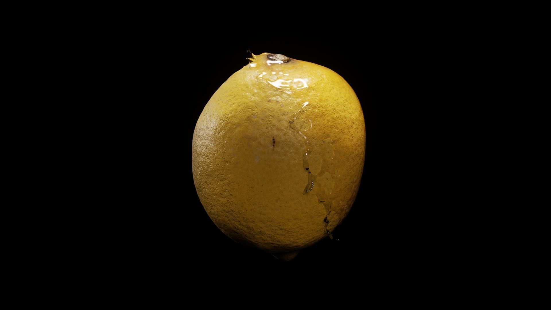 Lemon Splash - Alembic Animation 3D model animated | CGTrader