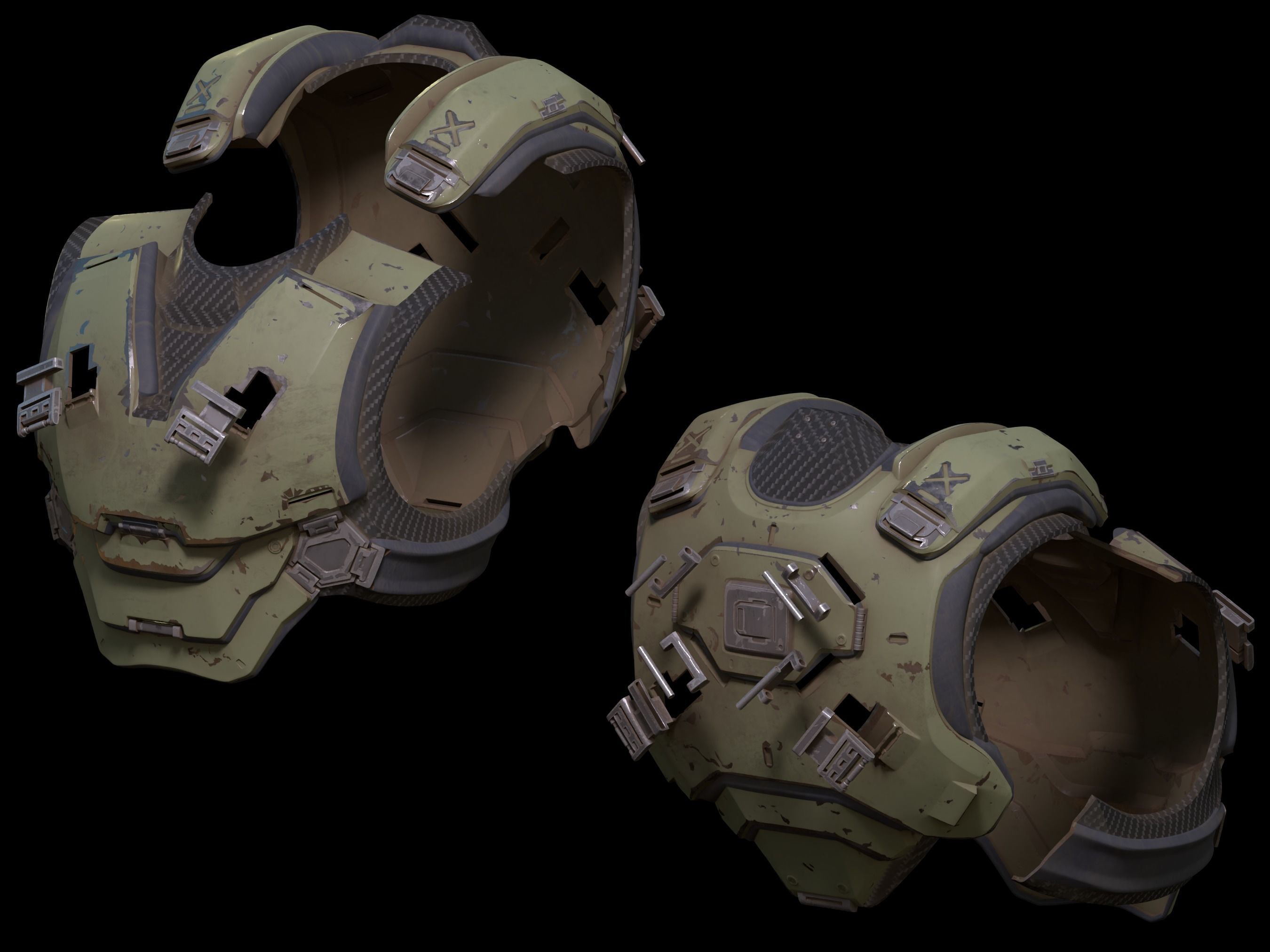Halo Mirage Armor 3d Print File 3d Model 3d Printable Cgtrader