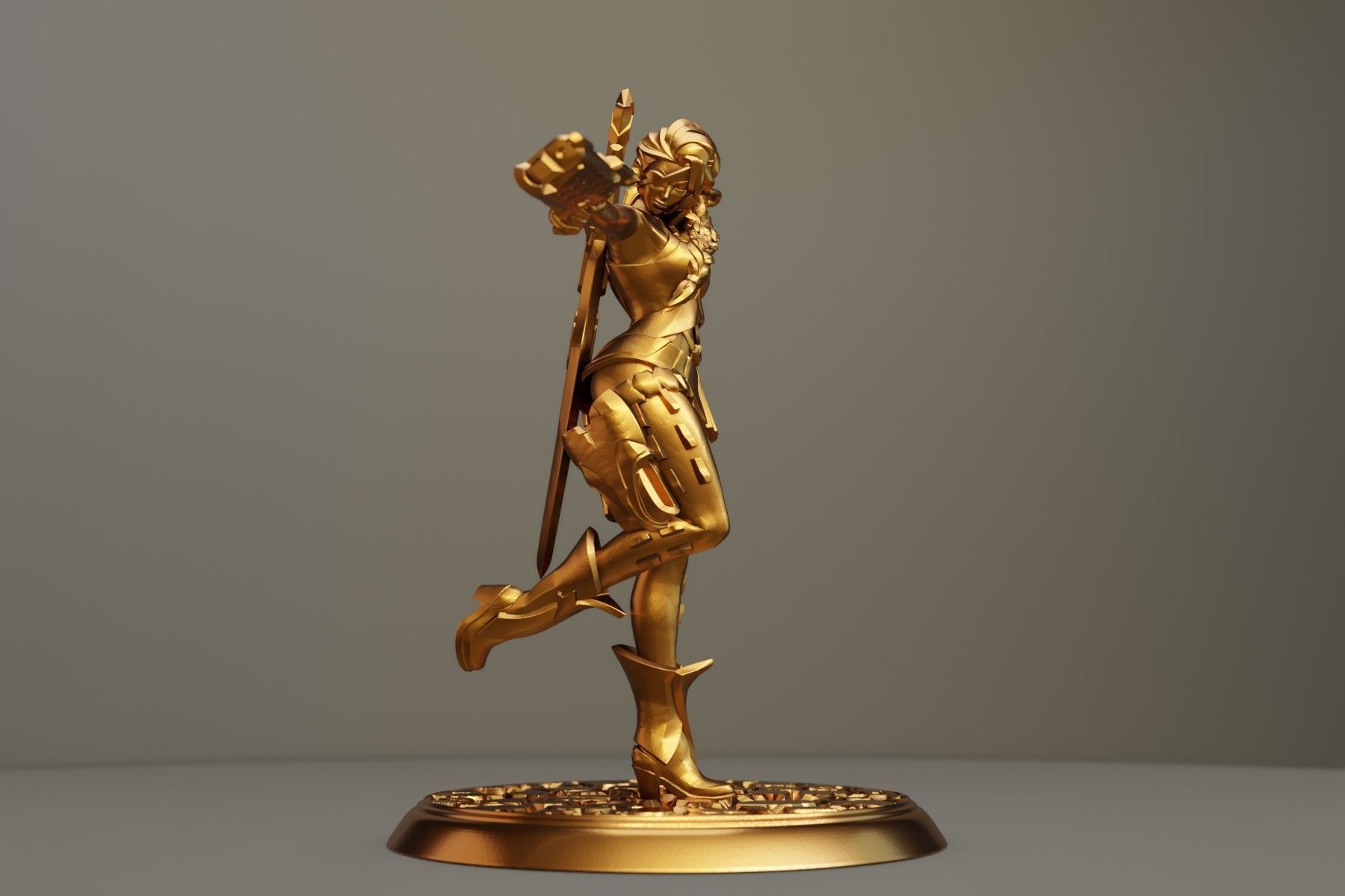 SAMIRA - LEAGUE OF LEGENDS free 3D model 3D printable | CGTrader