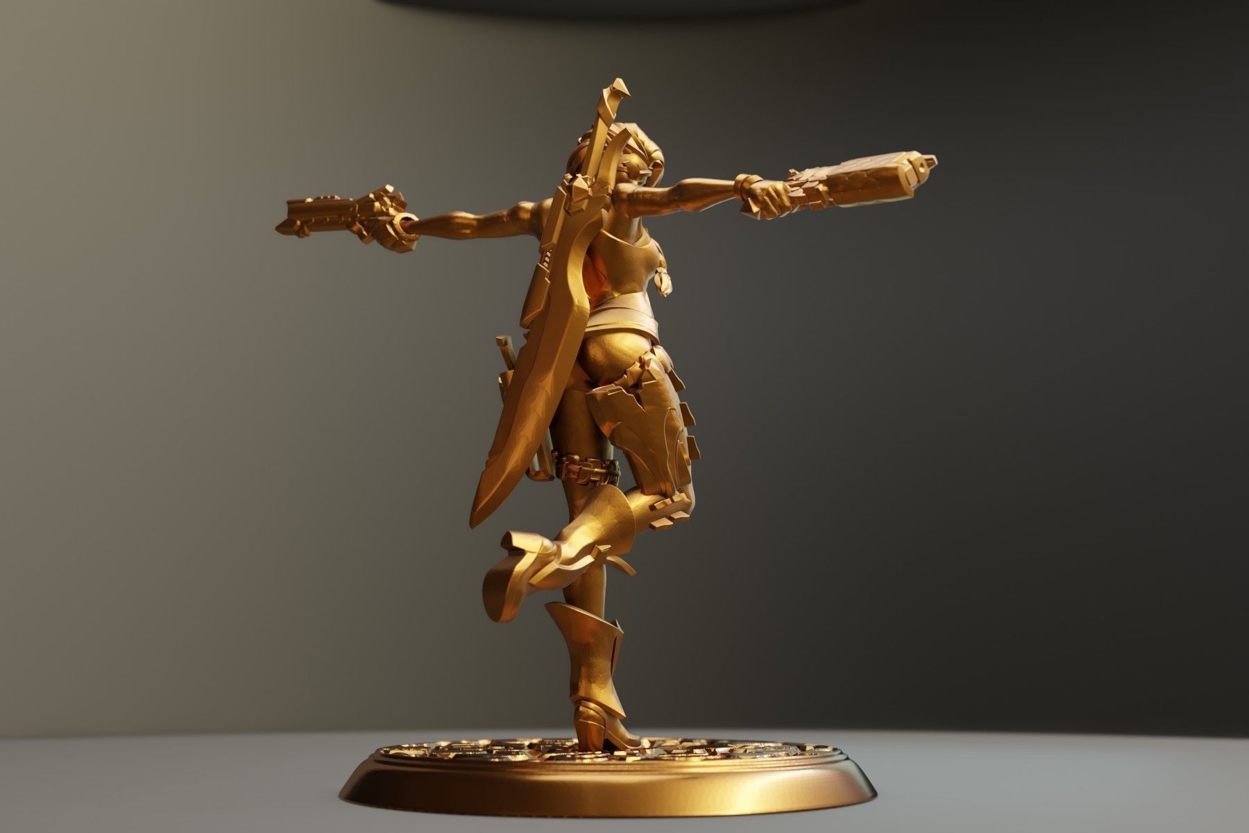 SAMIRA - LEAGUE OF LEGENDS free 3D model 3D printable | CGTrader