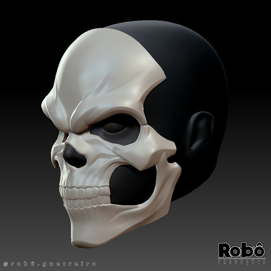 GHOST RIDER - SCORPION - SKELETOR - SKULL HELMET AND MASK 3D model 3D ...