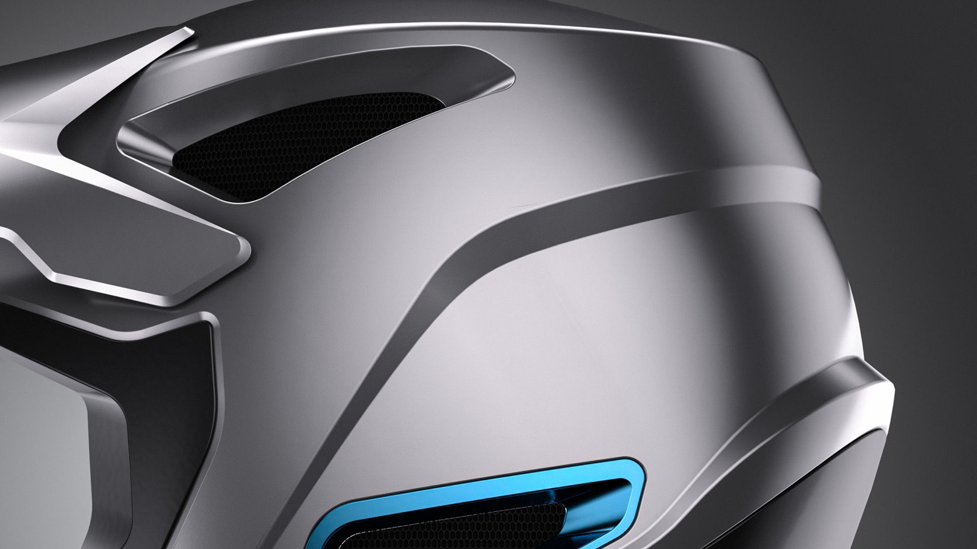 Full Face Motorcycle Bike Helmet Design 3D model | CGTrader