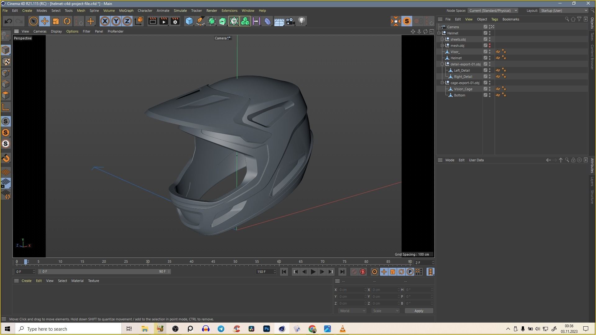 Full Face Motorcycle Bike Helmet Design 3D model | CGTrader