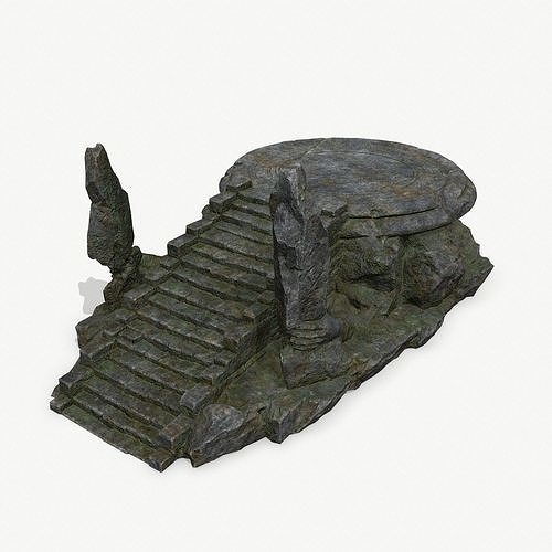 3D model temple VR / AR / low-poly | CGTrader