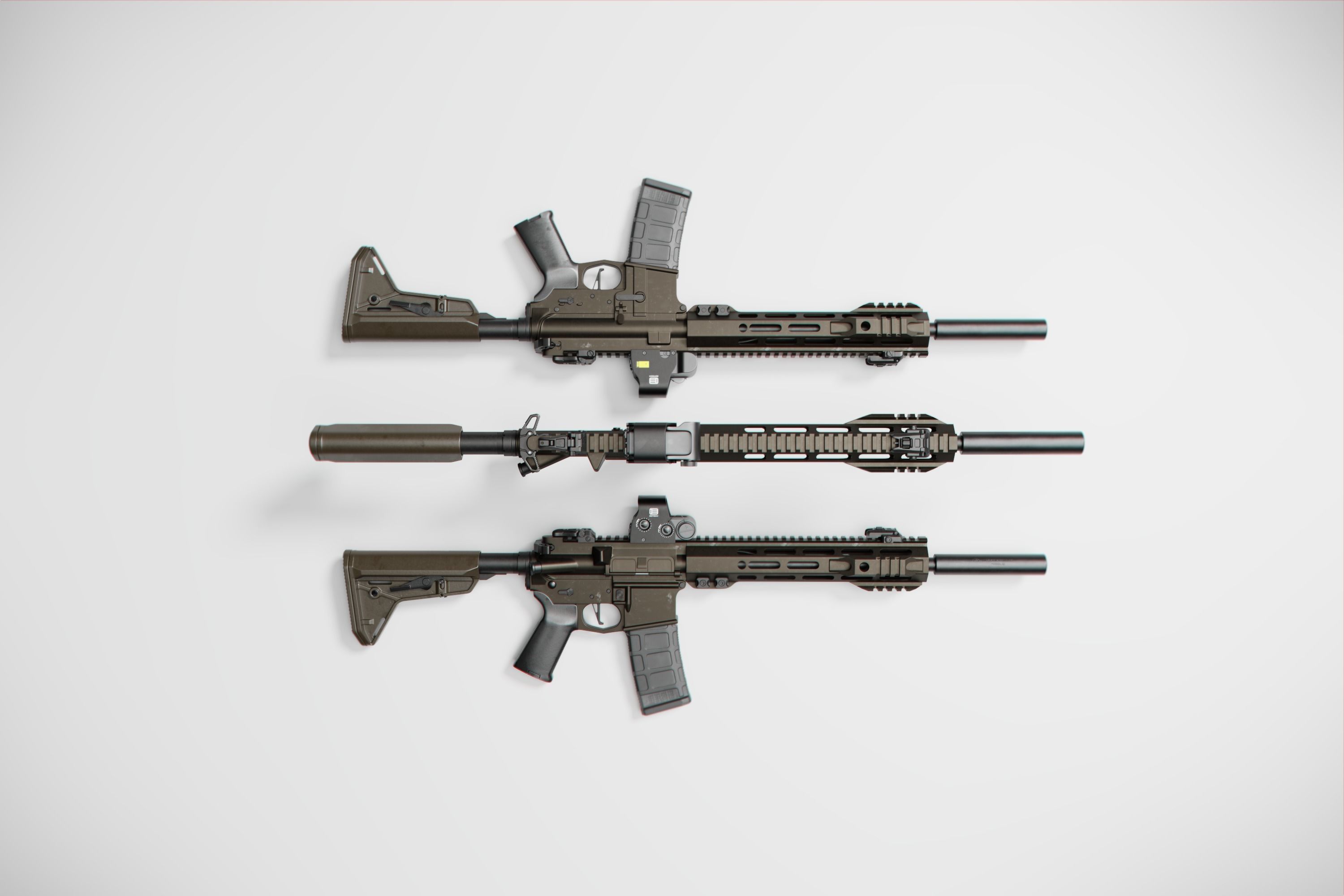 AR-15 - Rifle 3D model | CGTrader