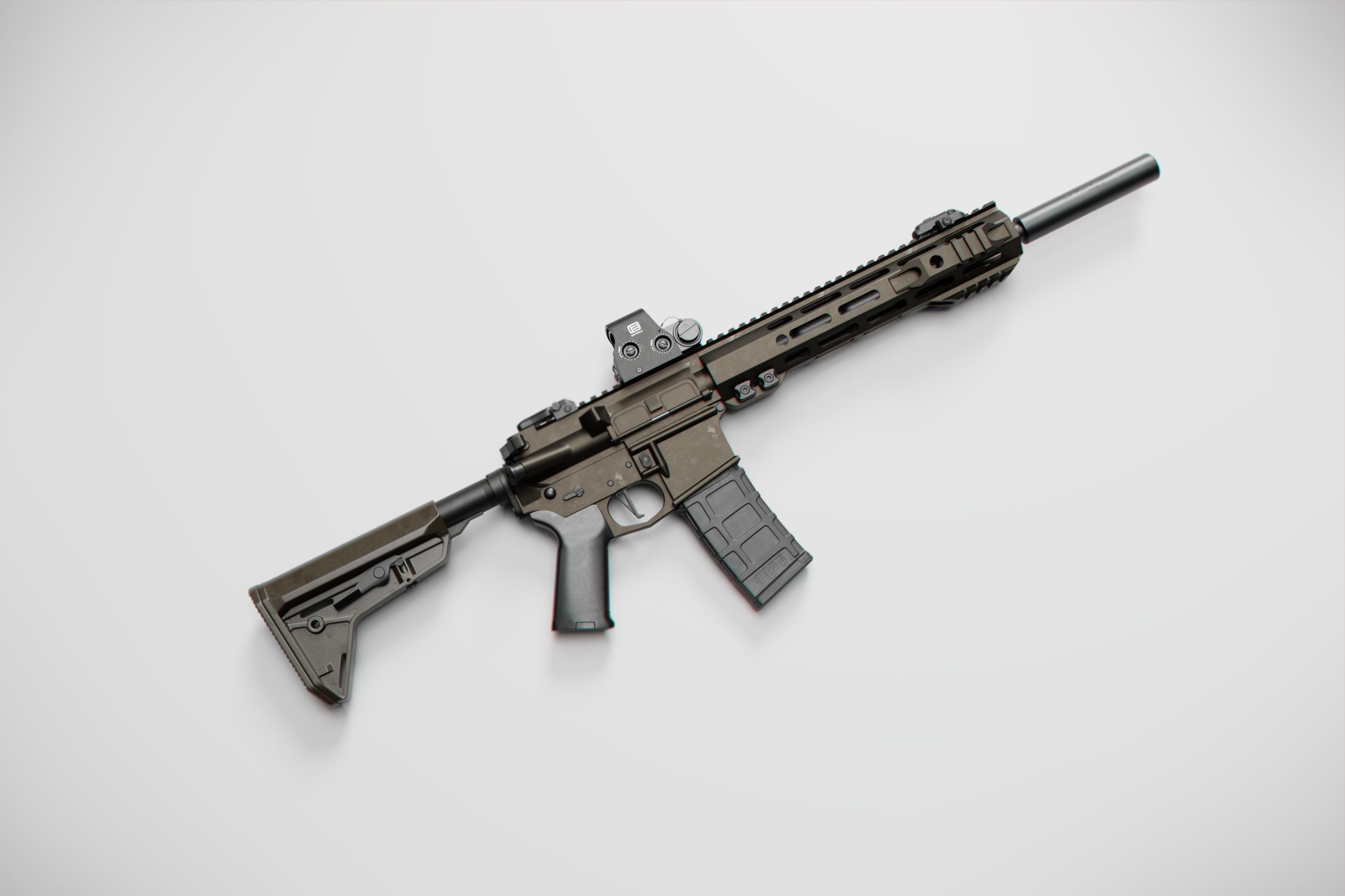 AR-15 - Rifle 3D model | CGTrader