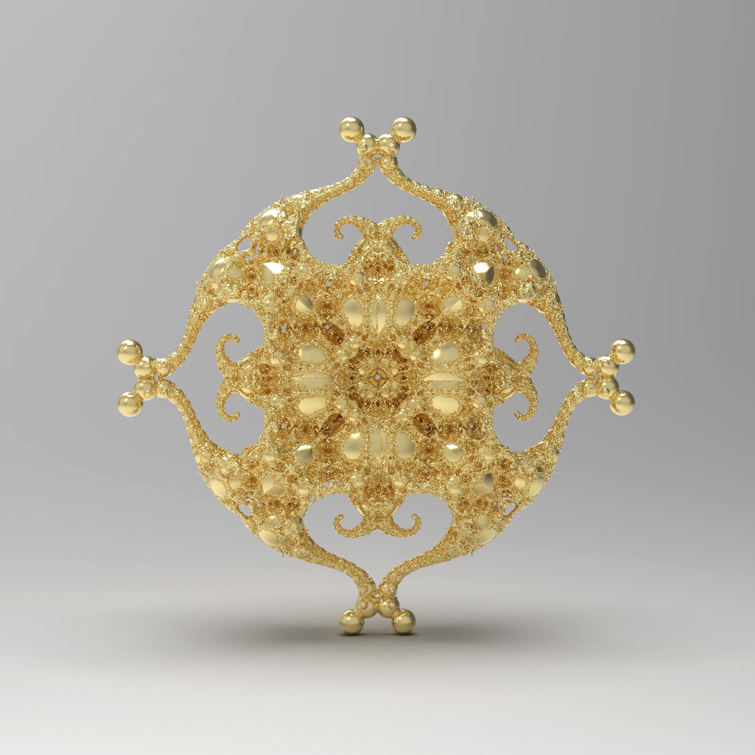 Fractal Klein - 4 Fold 3D model 3D printable | CGTrader