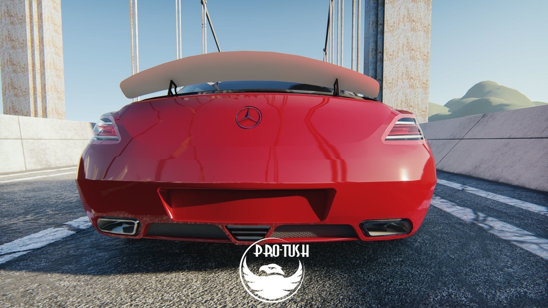 Mercedece benz sls AMG 3d model 3D model | CGTrader