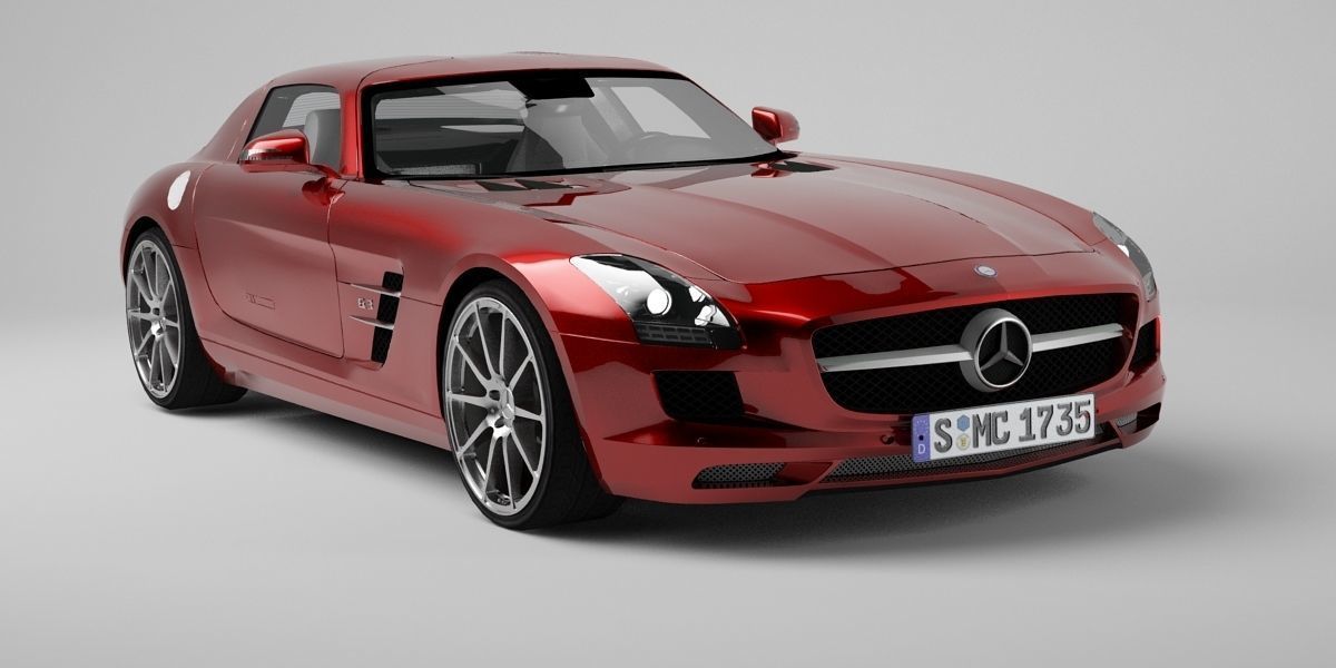 Mercedece benz sls AMG 3d model 3D model | CGTrader