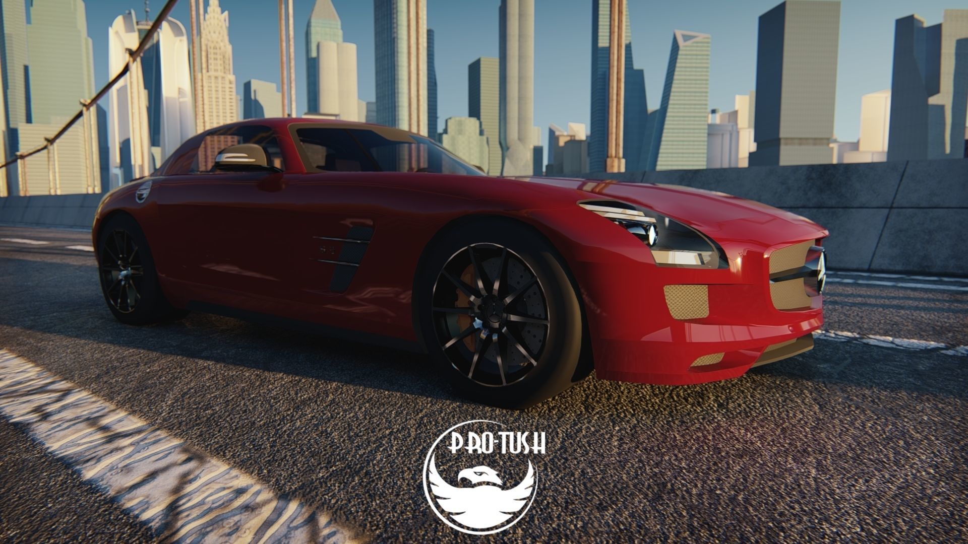 Mercedece benz sls AMG 3d model 3D model | CGTrader