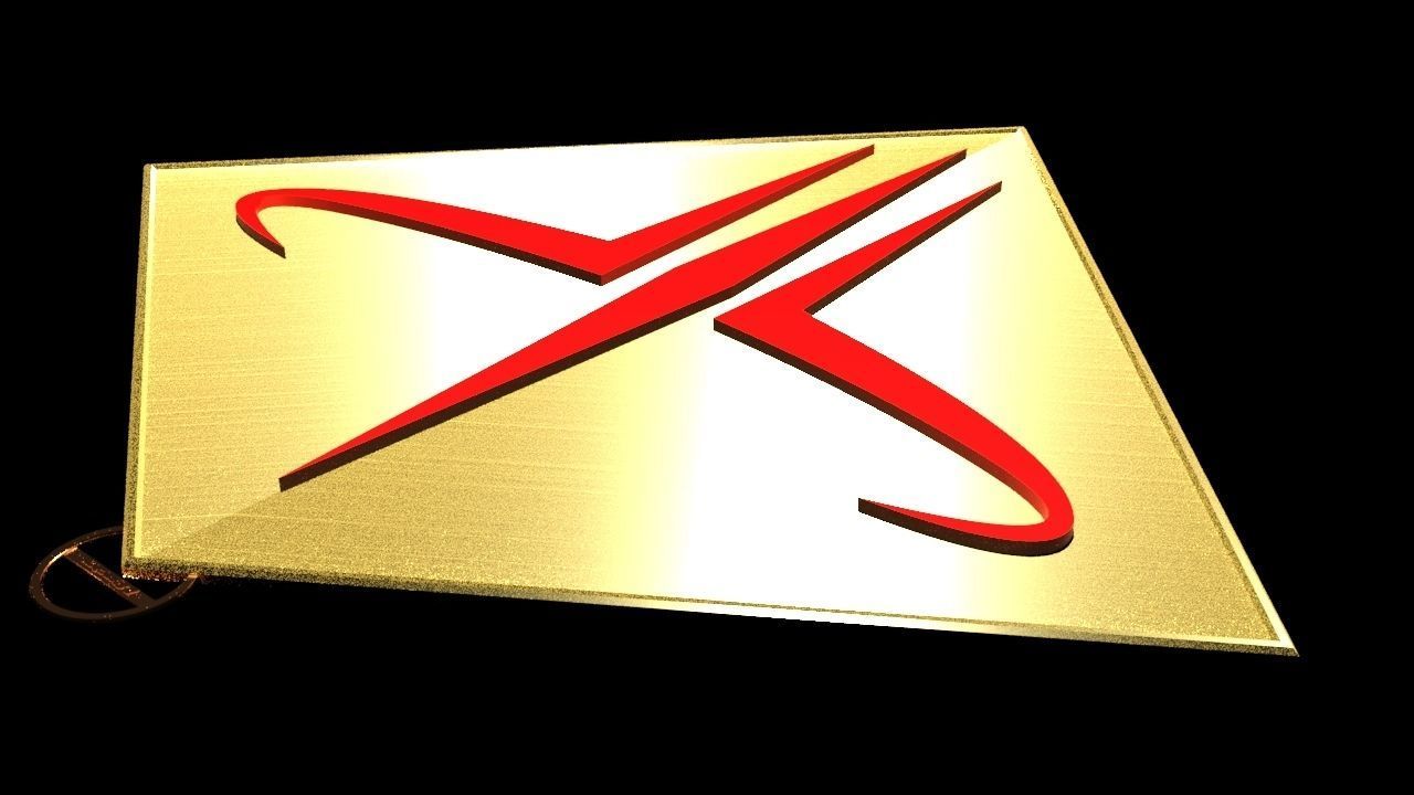 Quake III Arena Logo Keychain 2 types 3D model 3D printable | CGTrader