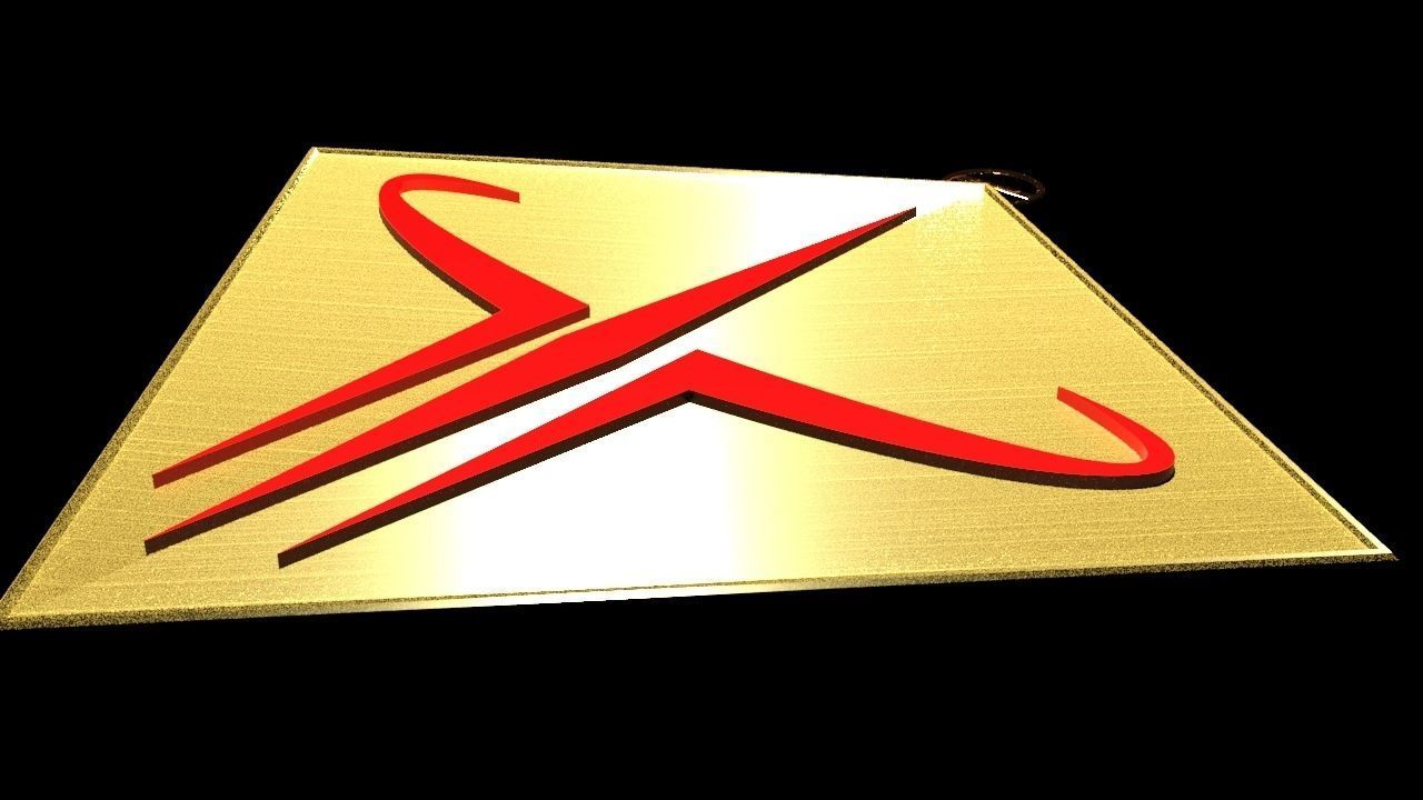 Quake III Arena Logo Keychain 2 types 3D model 3D printable | CGTrader