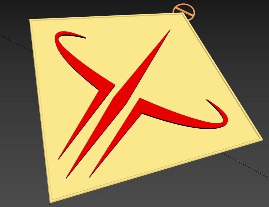 Quake III Arena Logo Keychain 2 types 3D model 3D printable | CGTrader