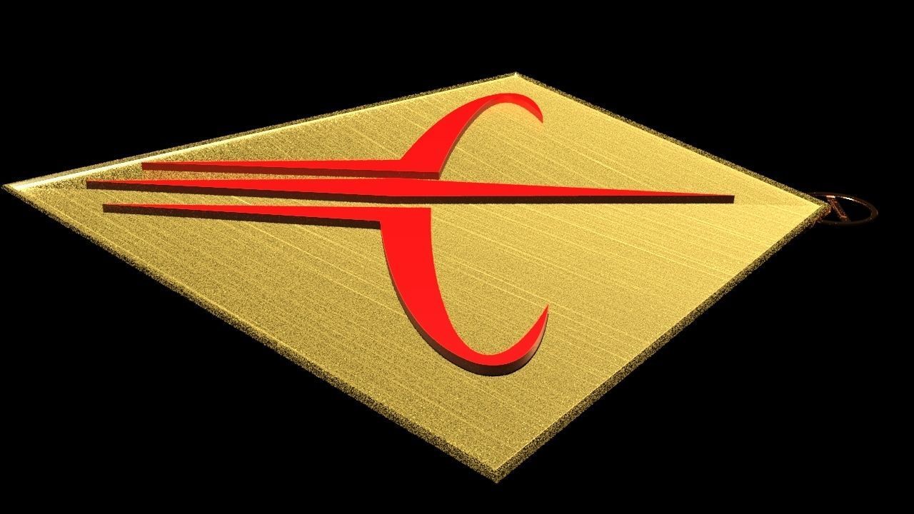 Quake III Arena Logo Keychain 2 types 3D model 3D printable | CGTrader