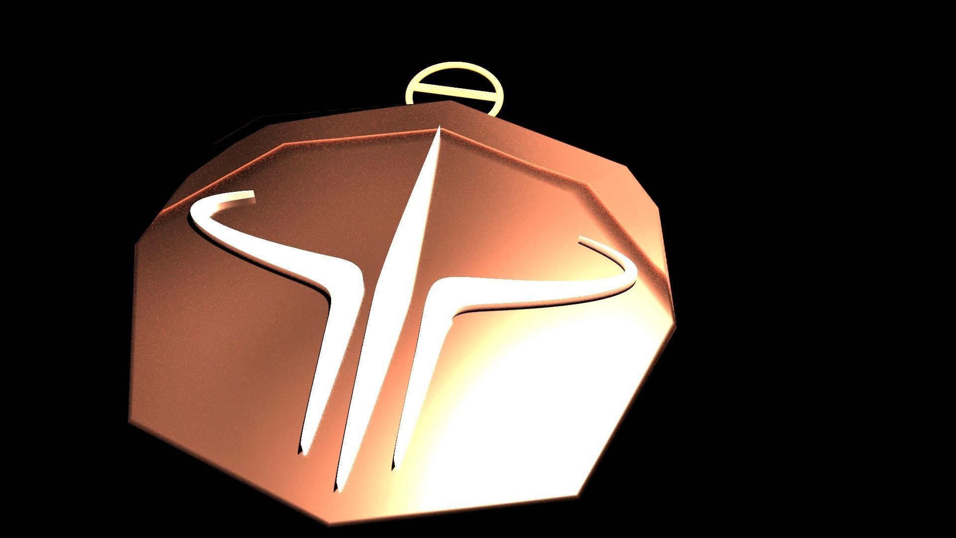 Quake III Arena Logo Keychain 2 types 3D model 3D printable | CGTrader