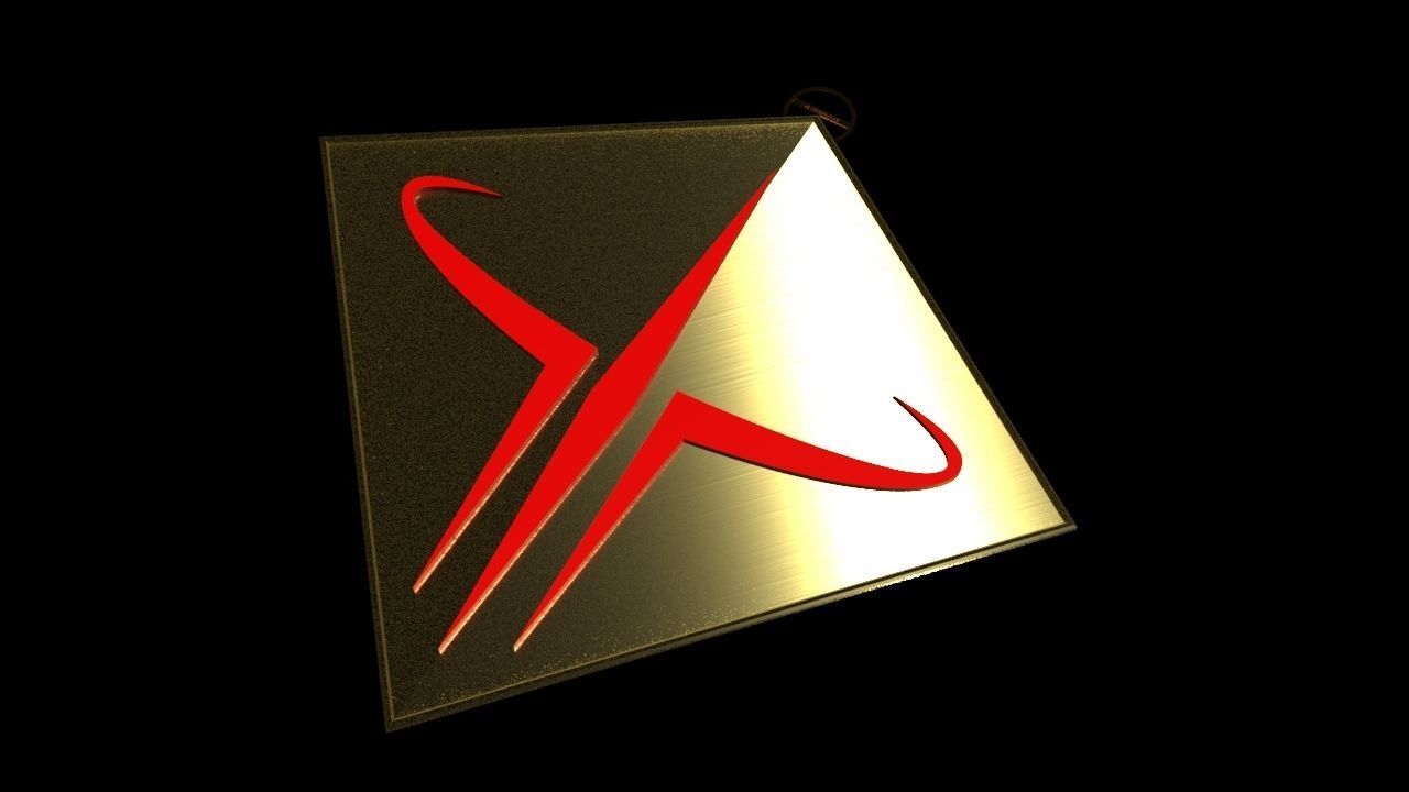 Quake III Arena Logo Keychain 2 types 3D model 3D printable | CGTrader