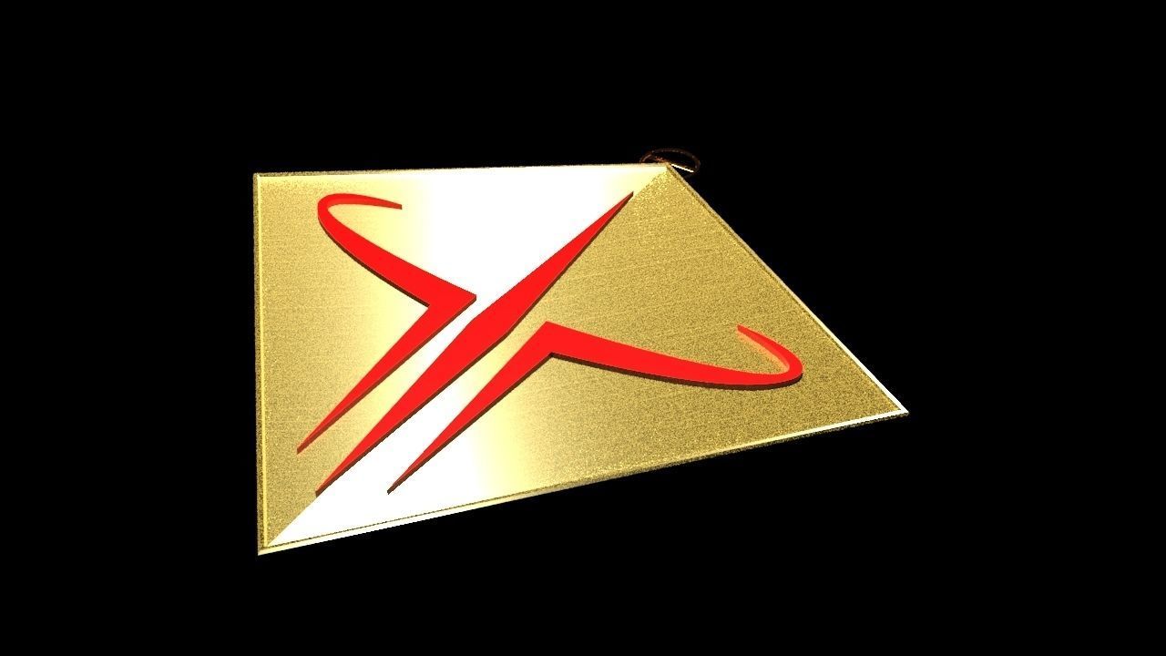 Quake III Arena Logo Keychain 2 types 3D model 3D printable | CGTrader