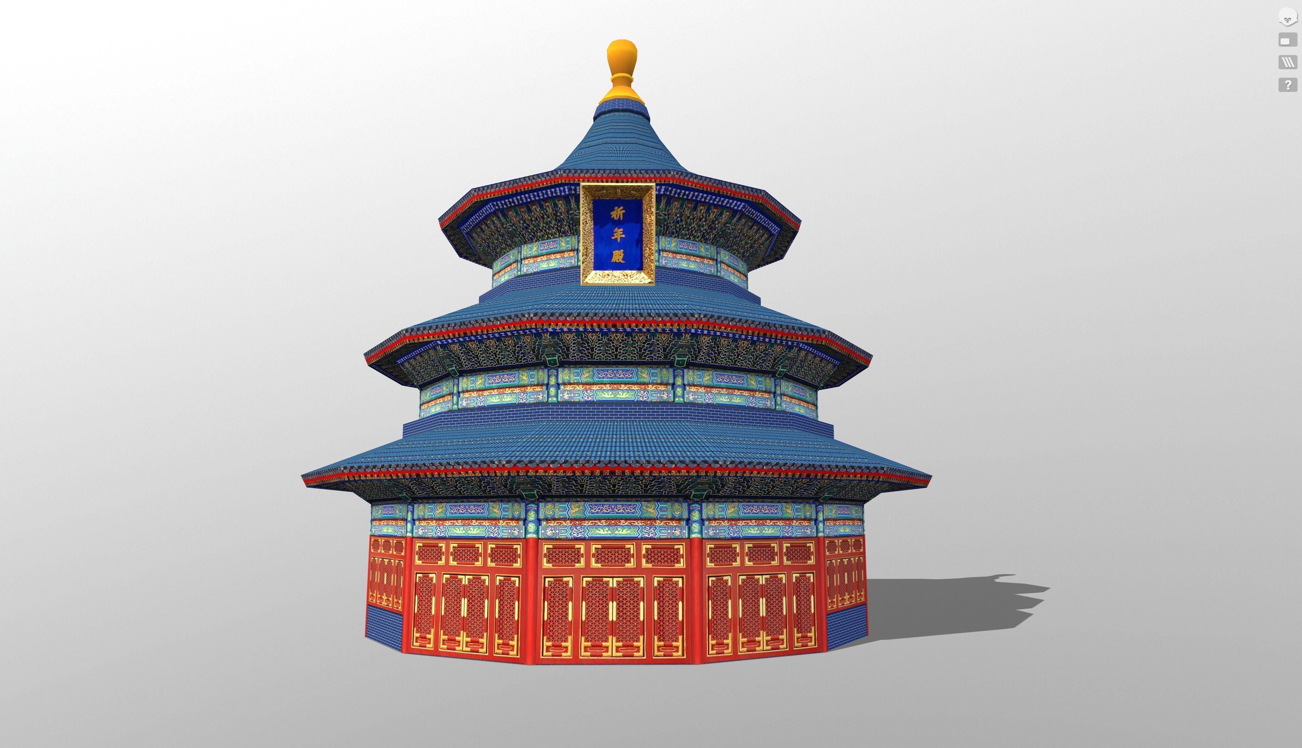 Temple of Heaven for AR-VR-Metaverse-Mix Reality free VR / AR / low ...