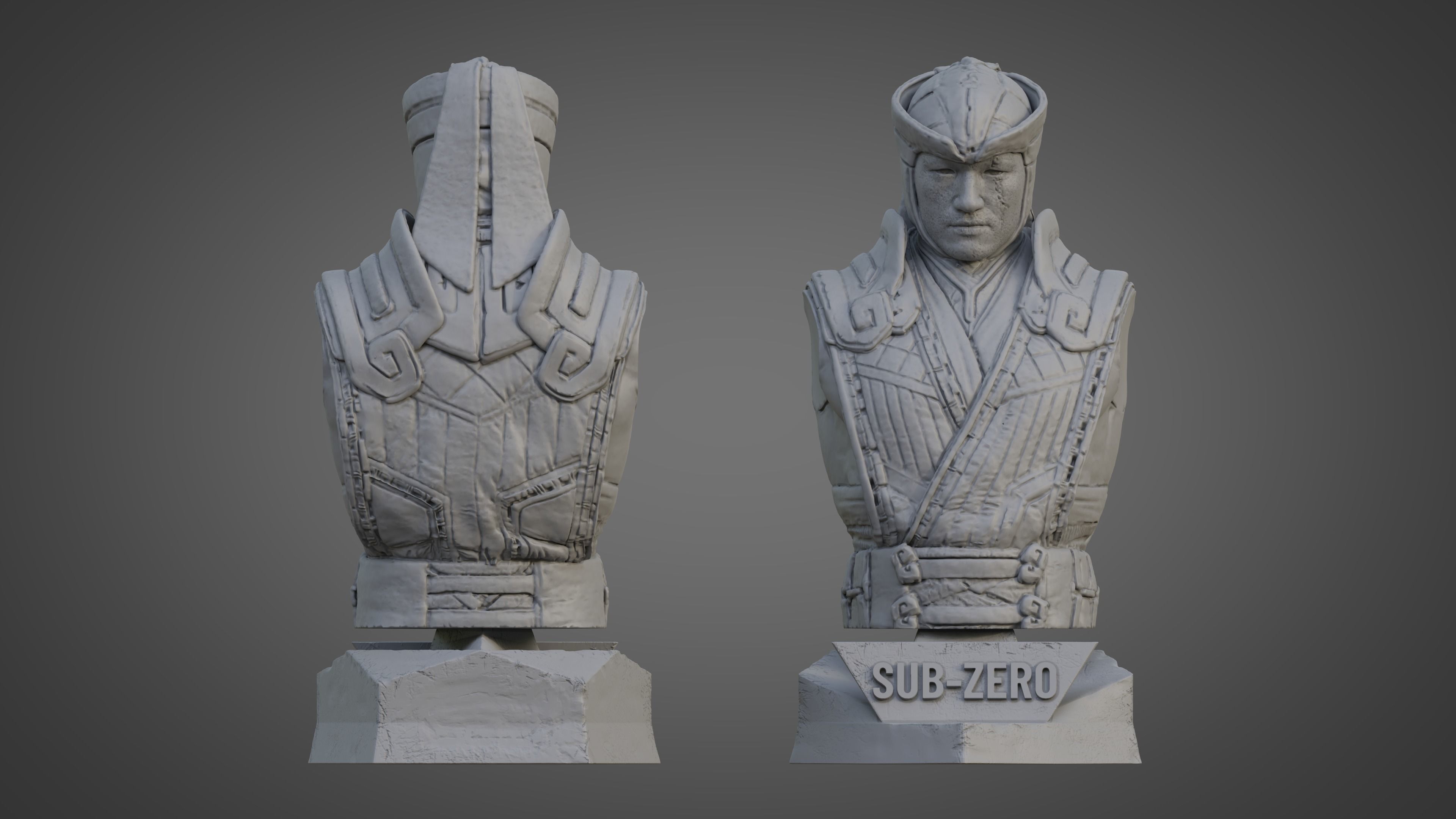 SUB-ZERO ULTRA-DETAILED SUPPORT-FREE BUST 3D MODEL 3D model | CGTrader