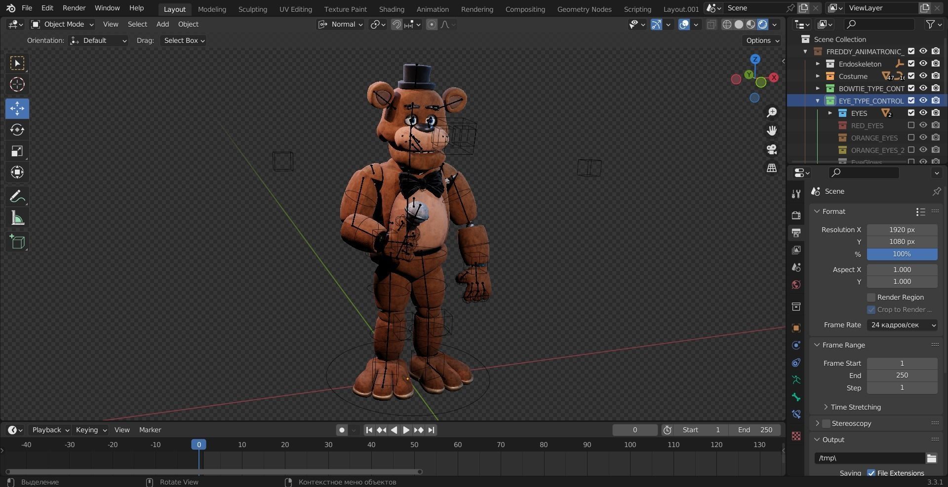 3D model Freddy Fazbear VR / AR / low-poly | CGTrader