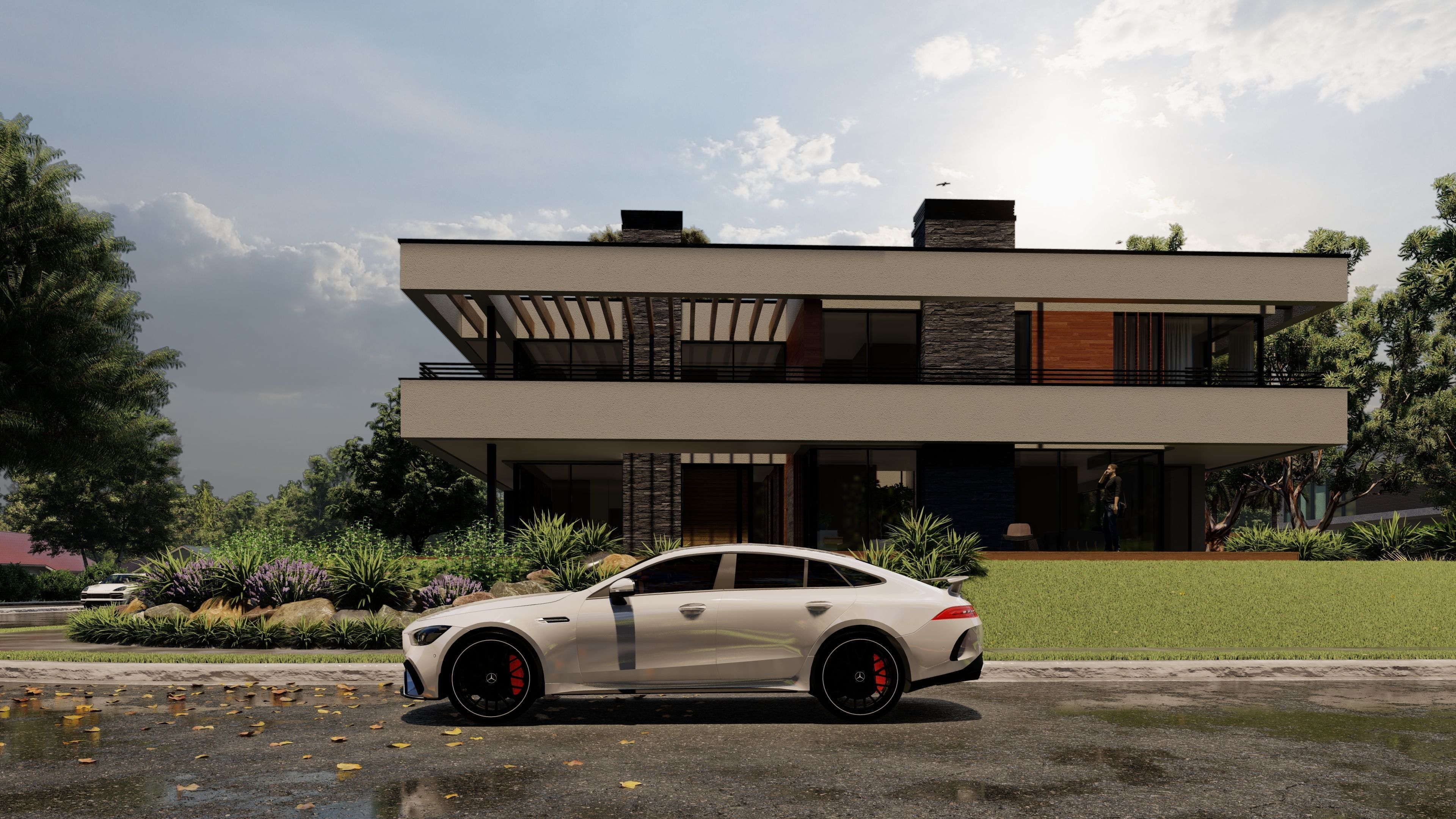 3D model 2023 Mercedes GT63 AMG VR / AR / low-poly | CGTrader