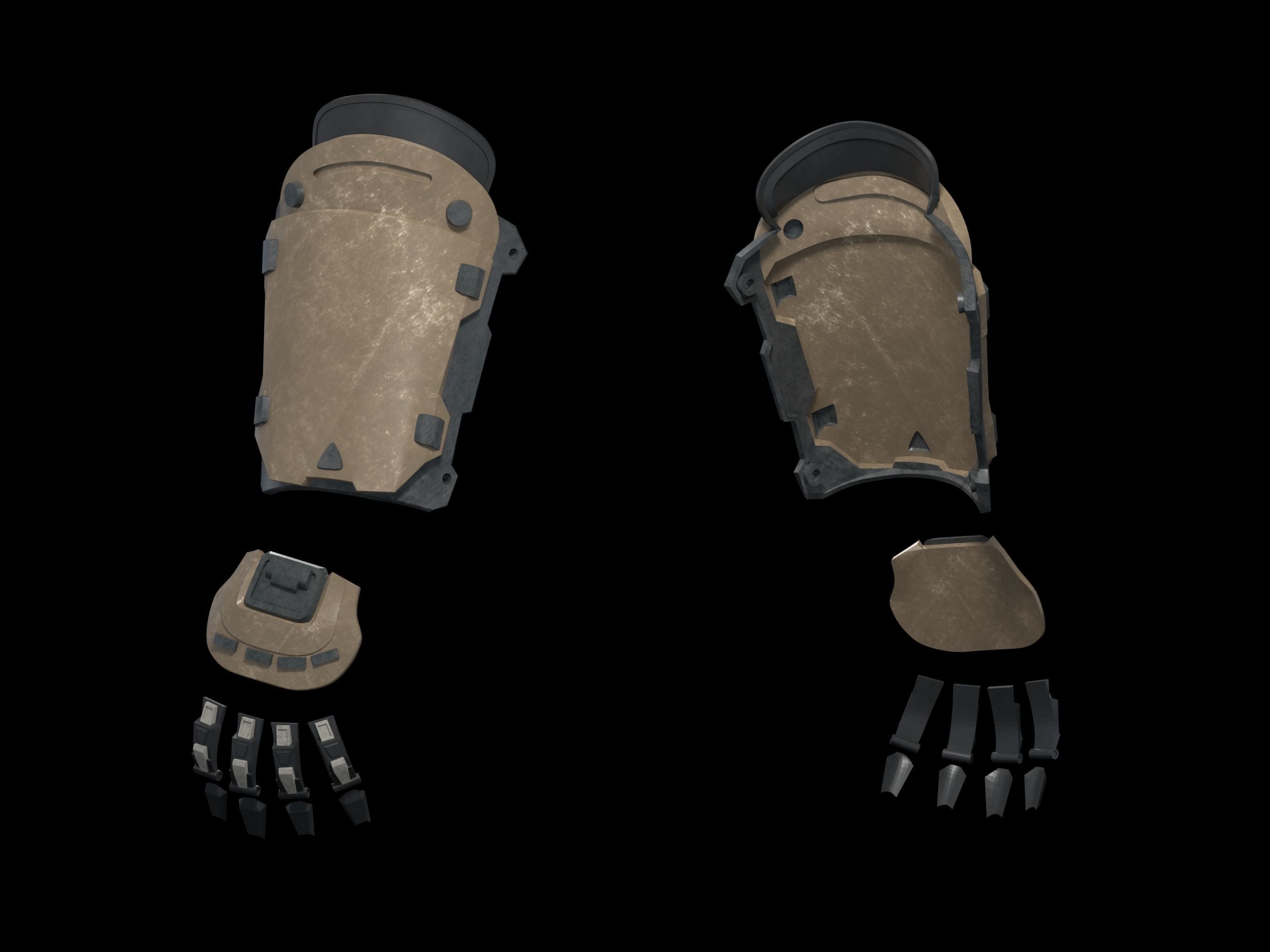 Titanfall Pulse Blade Pilot Helmet and Armor set 3d print files 3D ...