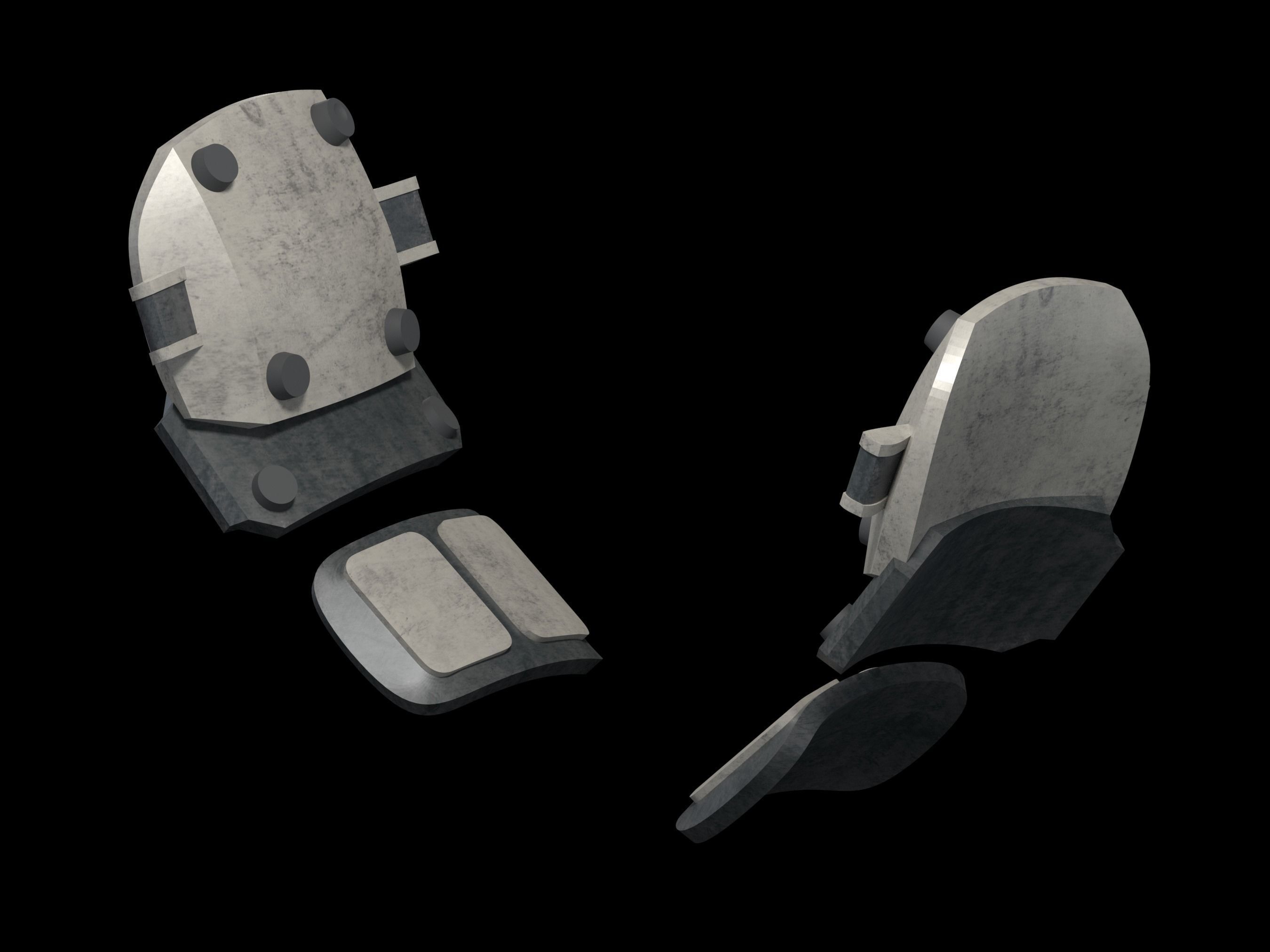 Titanfall Pulse Blade Pilot Helmet and Armor set 3d print files 3D ...