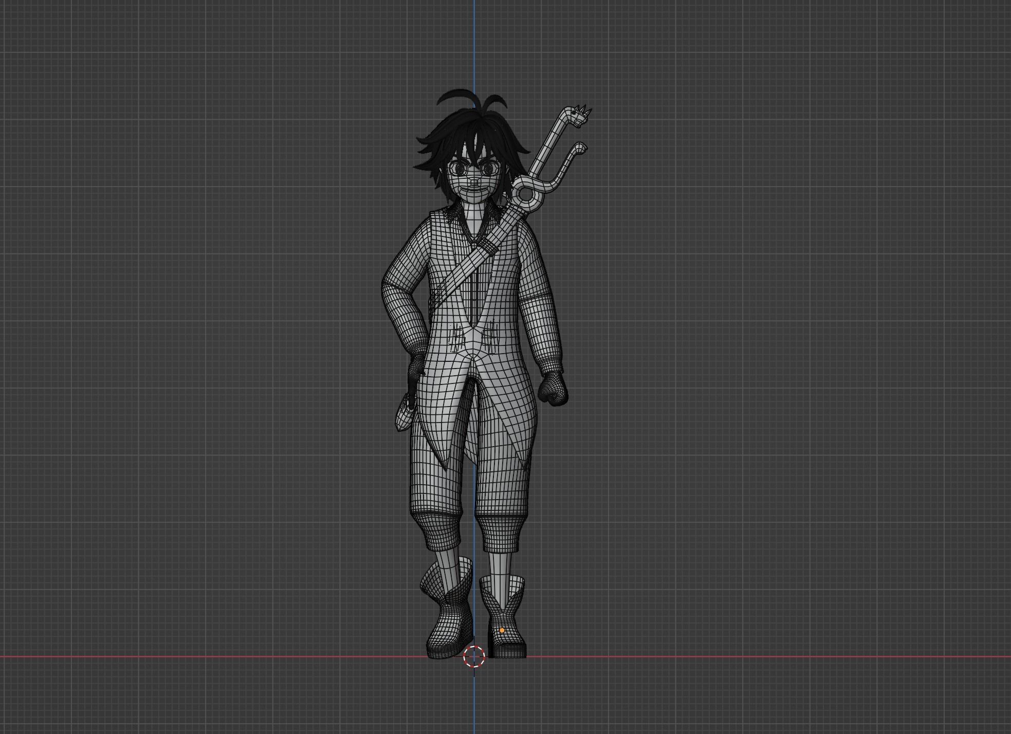 Meliodas - Seven Deadly Sins 3D model rigged | CGTrader