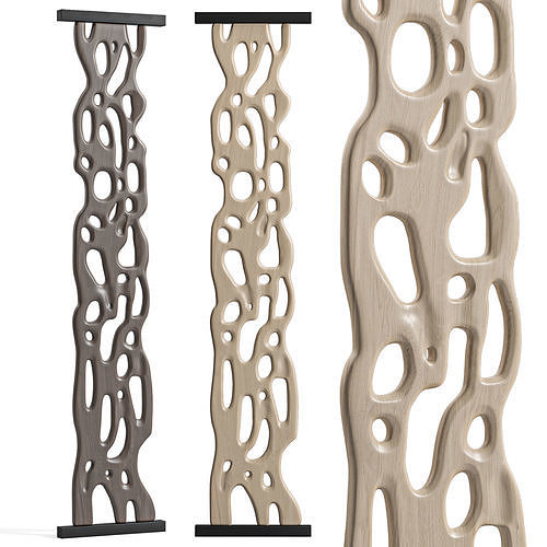 Wall Wooden panel 3D model | CGTrader