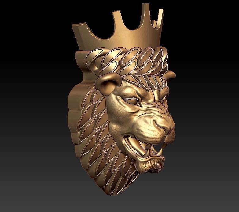 Roaring Lion model 3D model 3D printable | CGTrader