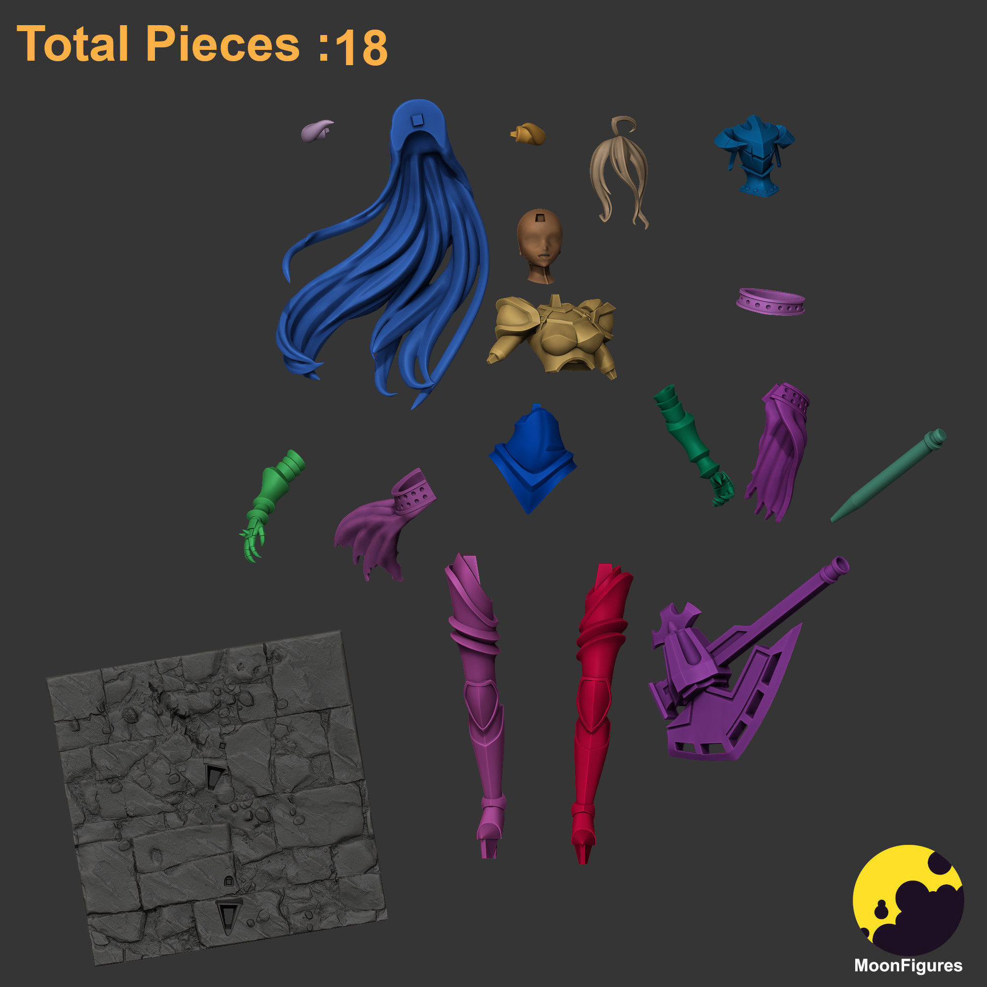 Albedo full armor 3D model 3D printable | CGTrader