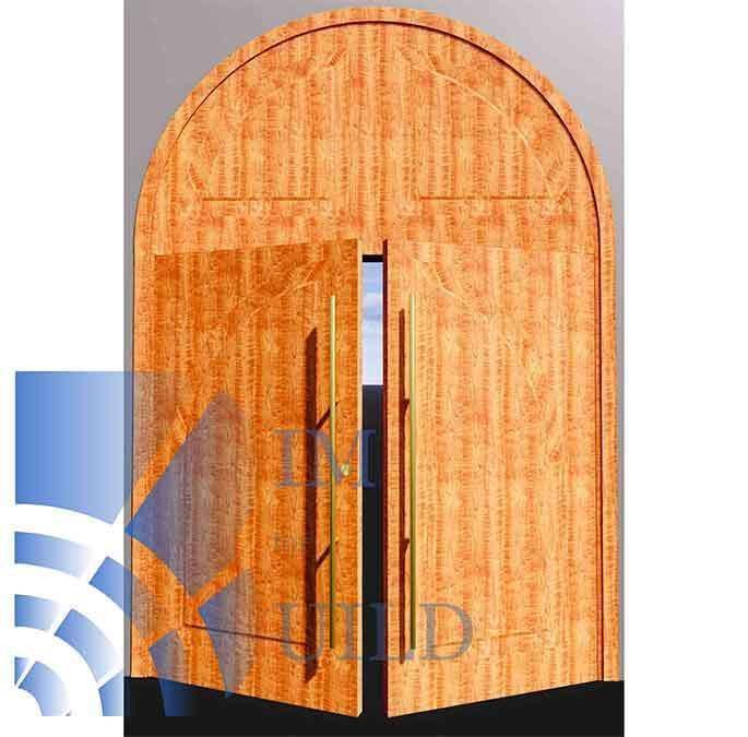 Exterior Double Door Revit Family full parametric 3D model | CGTrader