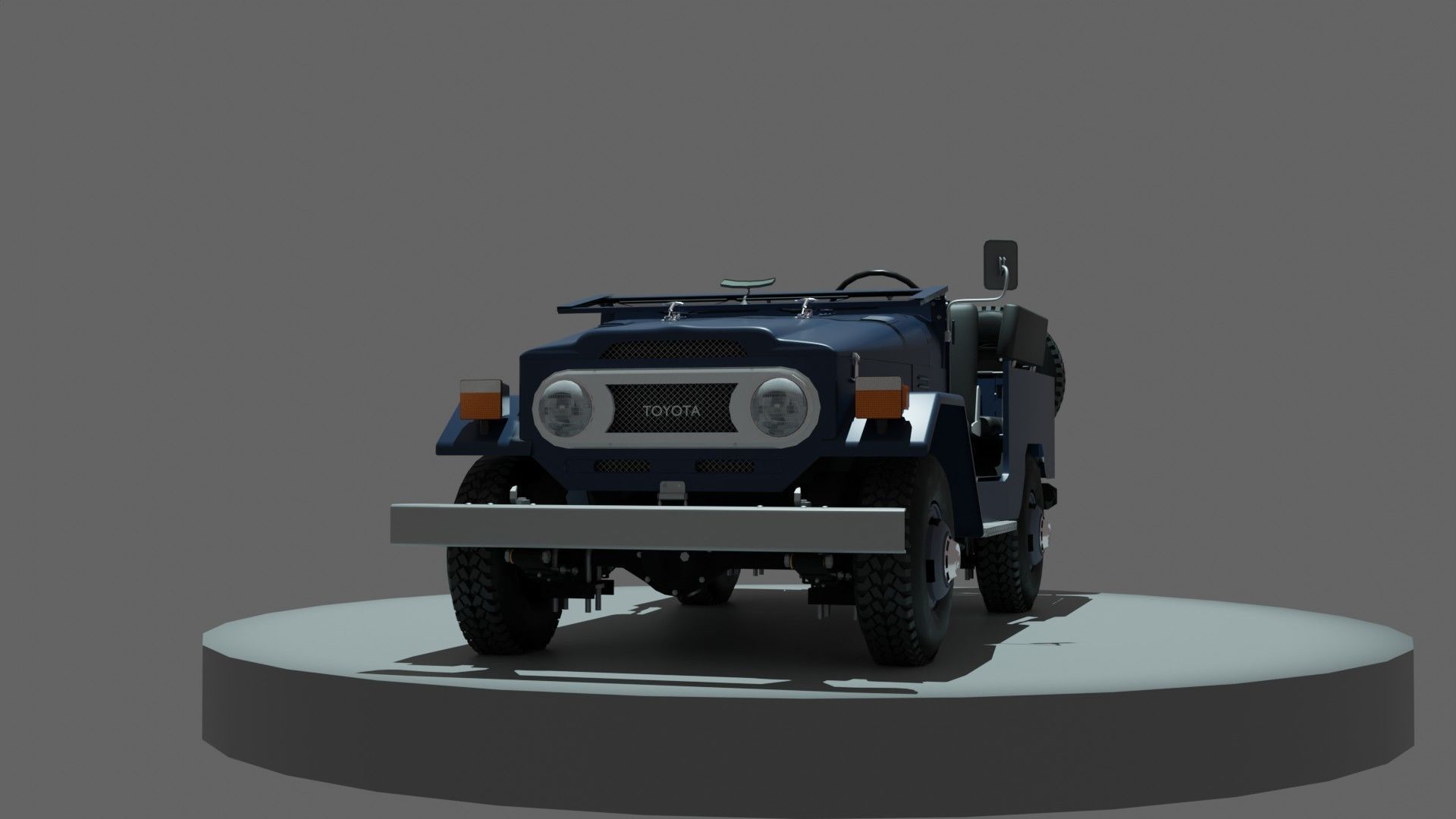 The Toyota Land Cruiser 3D model animated | CGTrader
