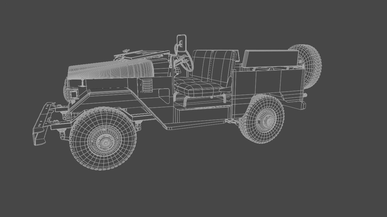 The Toyota Land Cruiser 3D model animated | CGTrader