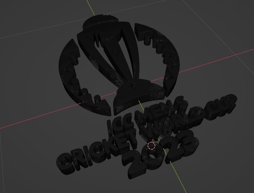 ICC Cricket word cup Logo 3d icon 3D model | CGTrader