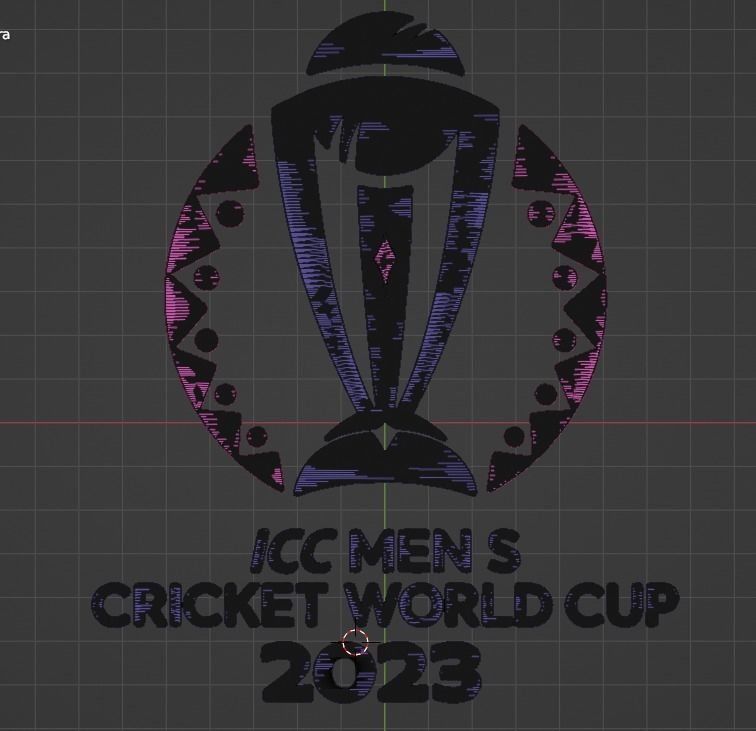 ICC Cricket word cup Logo 3d icon 3D model | CGTrader