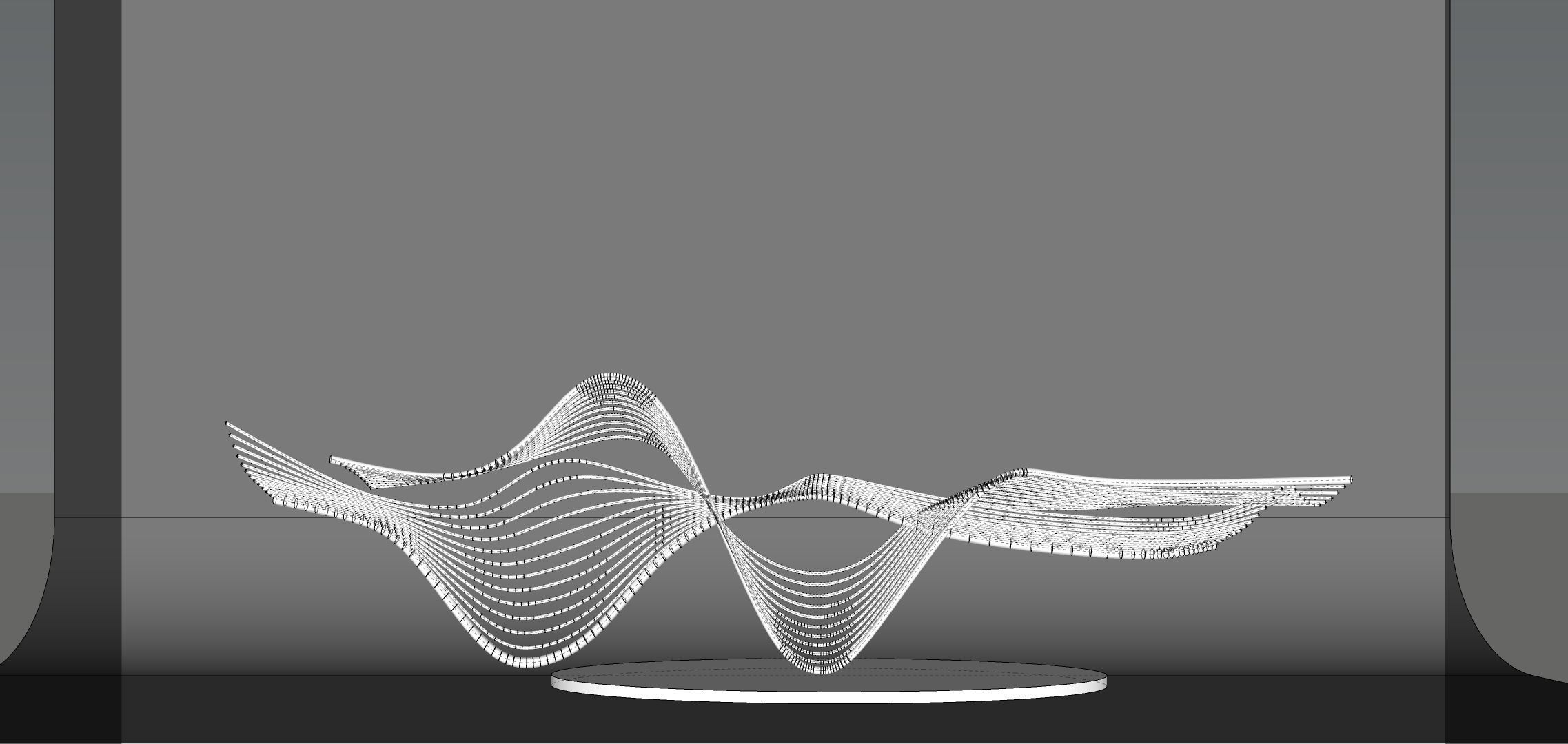 High Quality SketchUp 3D Model Landscape Sculpture Design 3D model ...