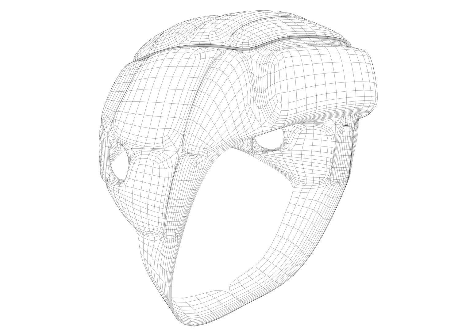 Rugby Scrum Cap Headgear 3D model | CGTrader