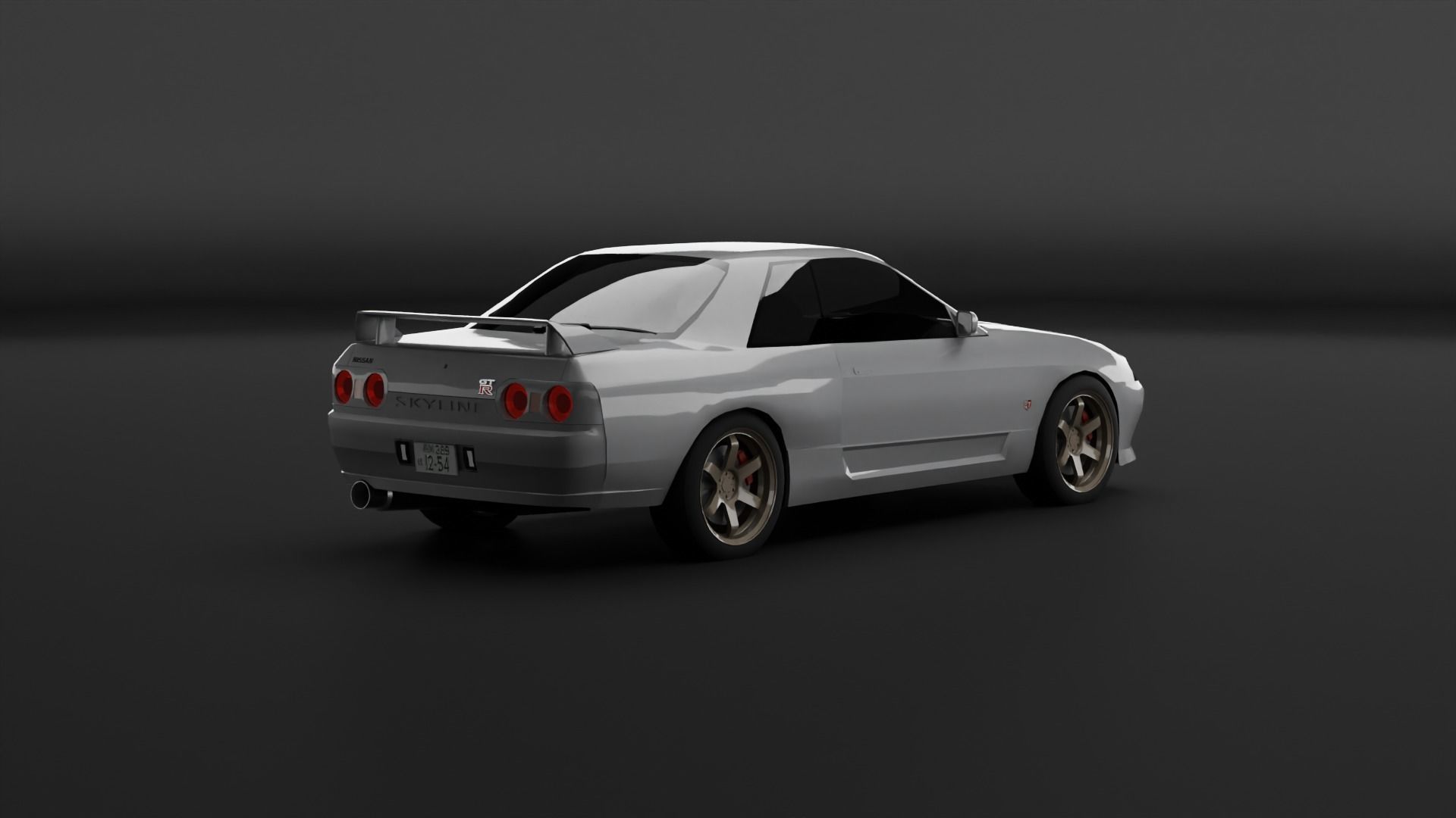 Nissan Skyline R32 GTR free VR / AR / low-poly 3D model | CGTrader