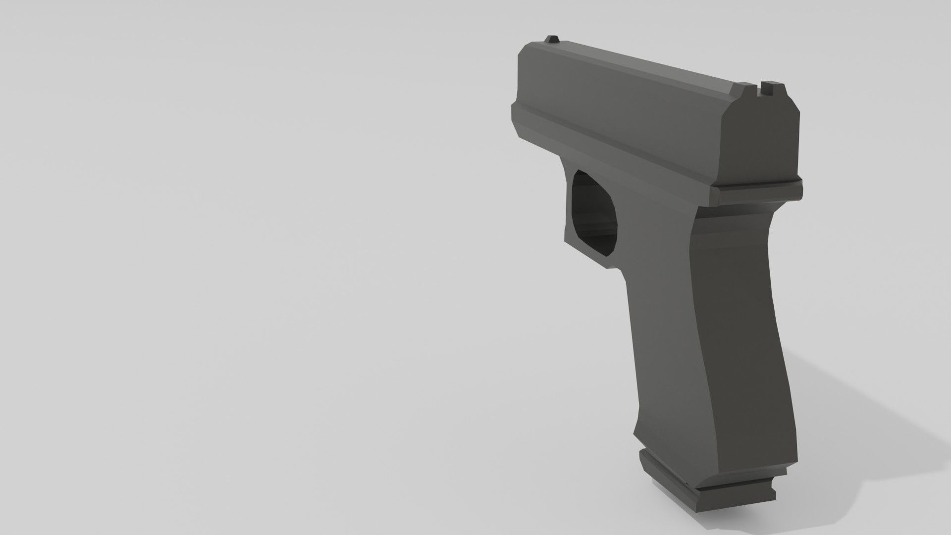 3D model Basic Game Handgun VR / AR / low-poly | CGTrader